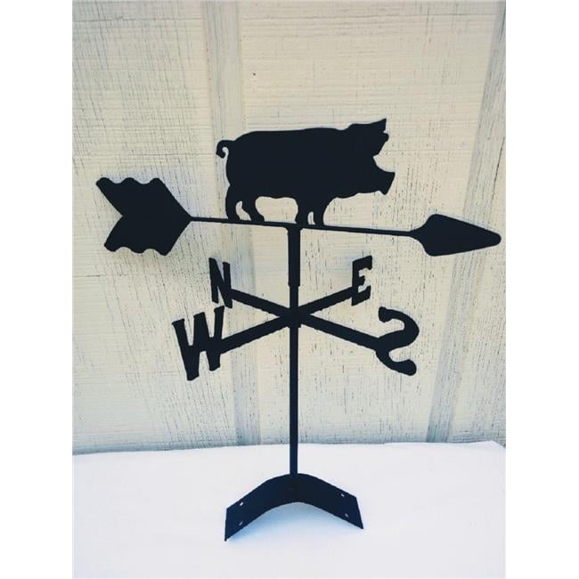The Lazy Scroll pigroof Pig Roof Mount Weathervane - Walmart.com