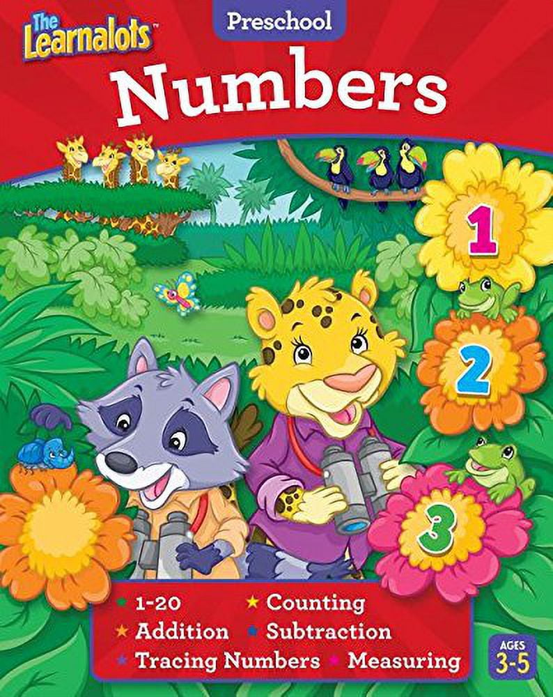 Pre-Owned The Learnalots Preschool Numbers Ages 3-5 Paperback - Walmart.com