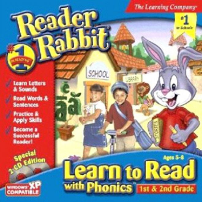The Learning Company Reader Rabbit Read W Phonics 1st 2nd GD - Walmart.com