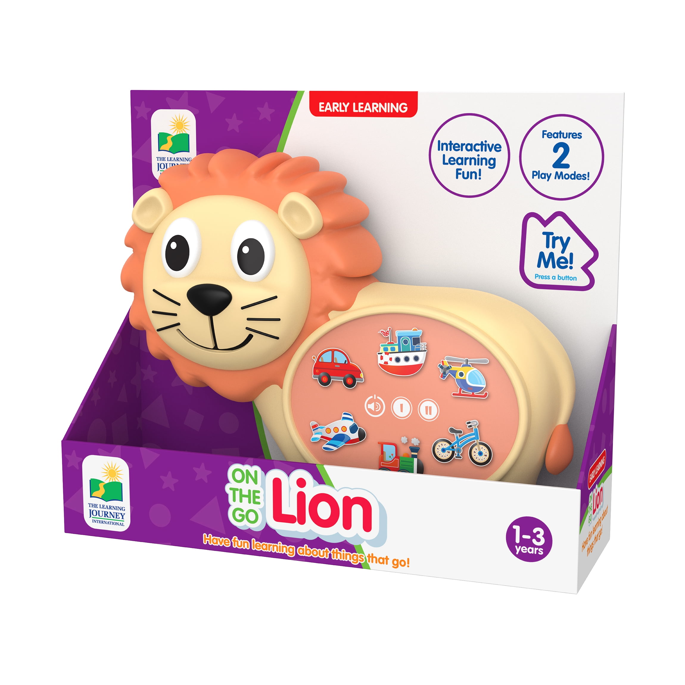 The Learning Journey Early Learning - On the Go Lion - Walmart.com