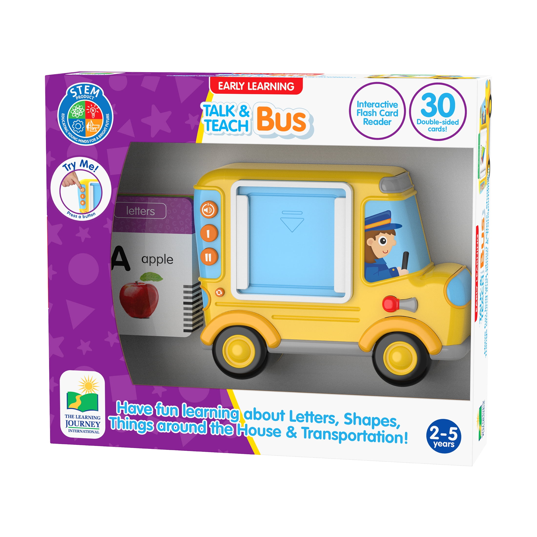 The Learning Journey Early Learning - Talk & Teach Bus - Walmart.com
