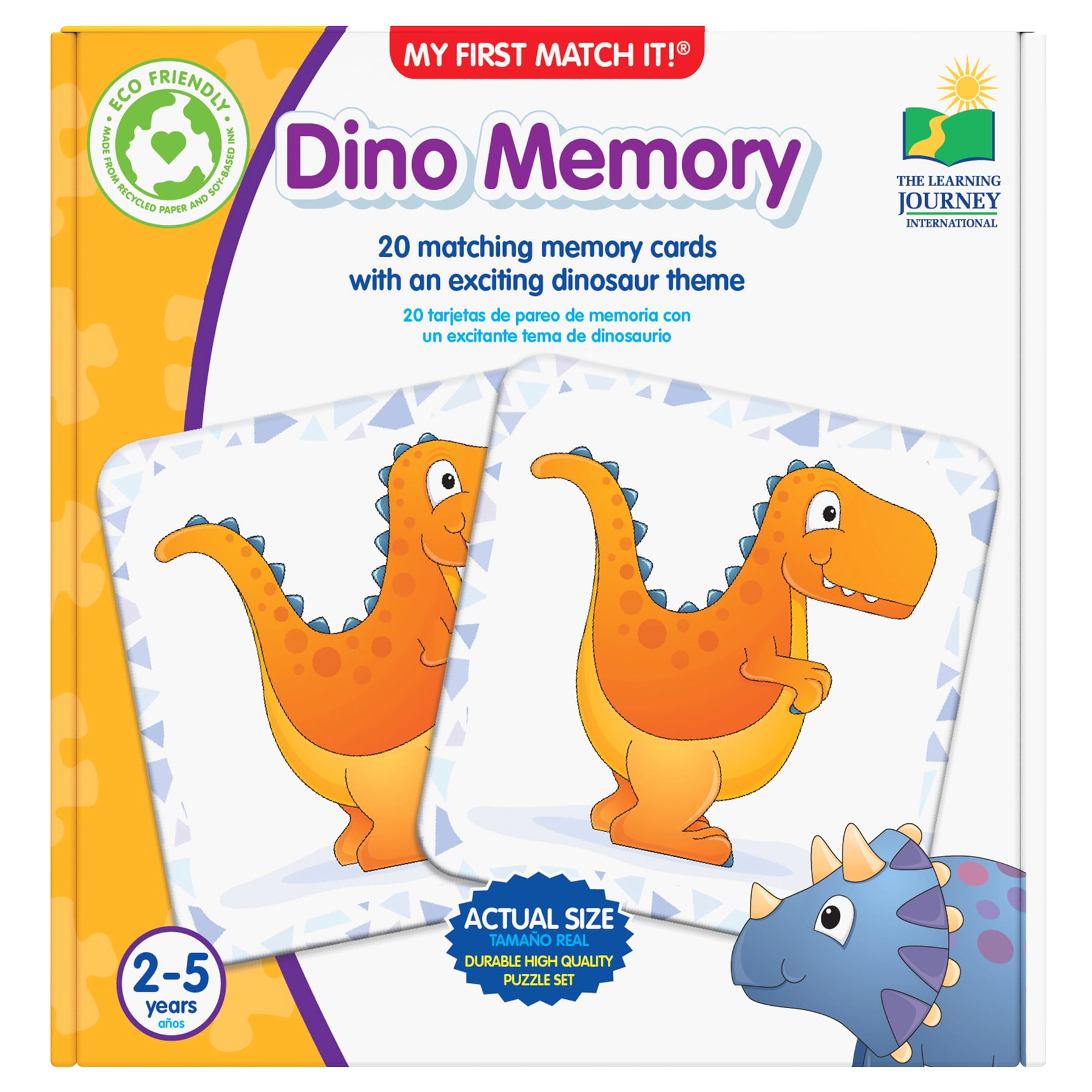 The Learning Journey International My First Memory Game - Dino's ...