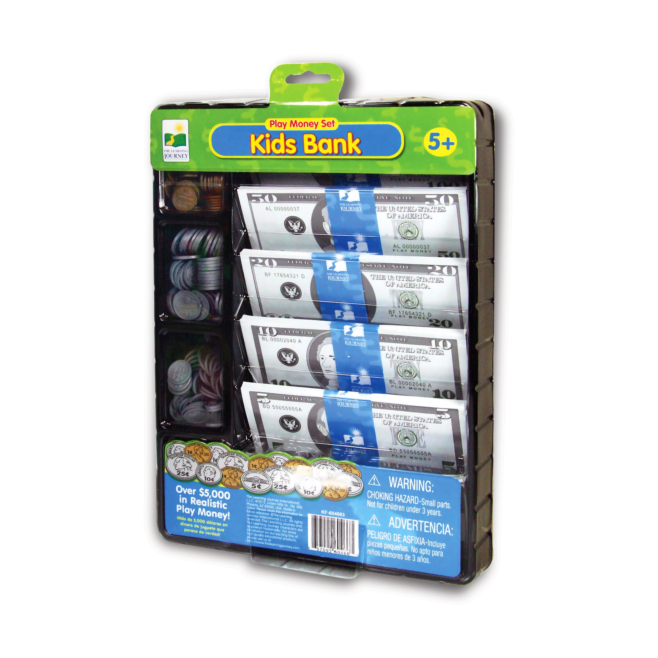 The Learning Journey Kids Bank Play Money Set - Walmart.com