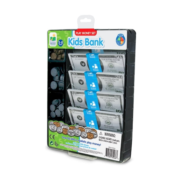 The Learning Journey Kids Bank Play Money Set - Walmart Business Supplies