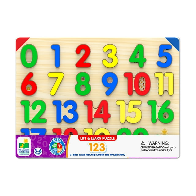 The Learning Journey Puzzle - 123: Educational Numbers Puzzle - Walmart.com