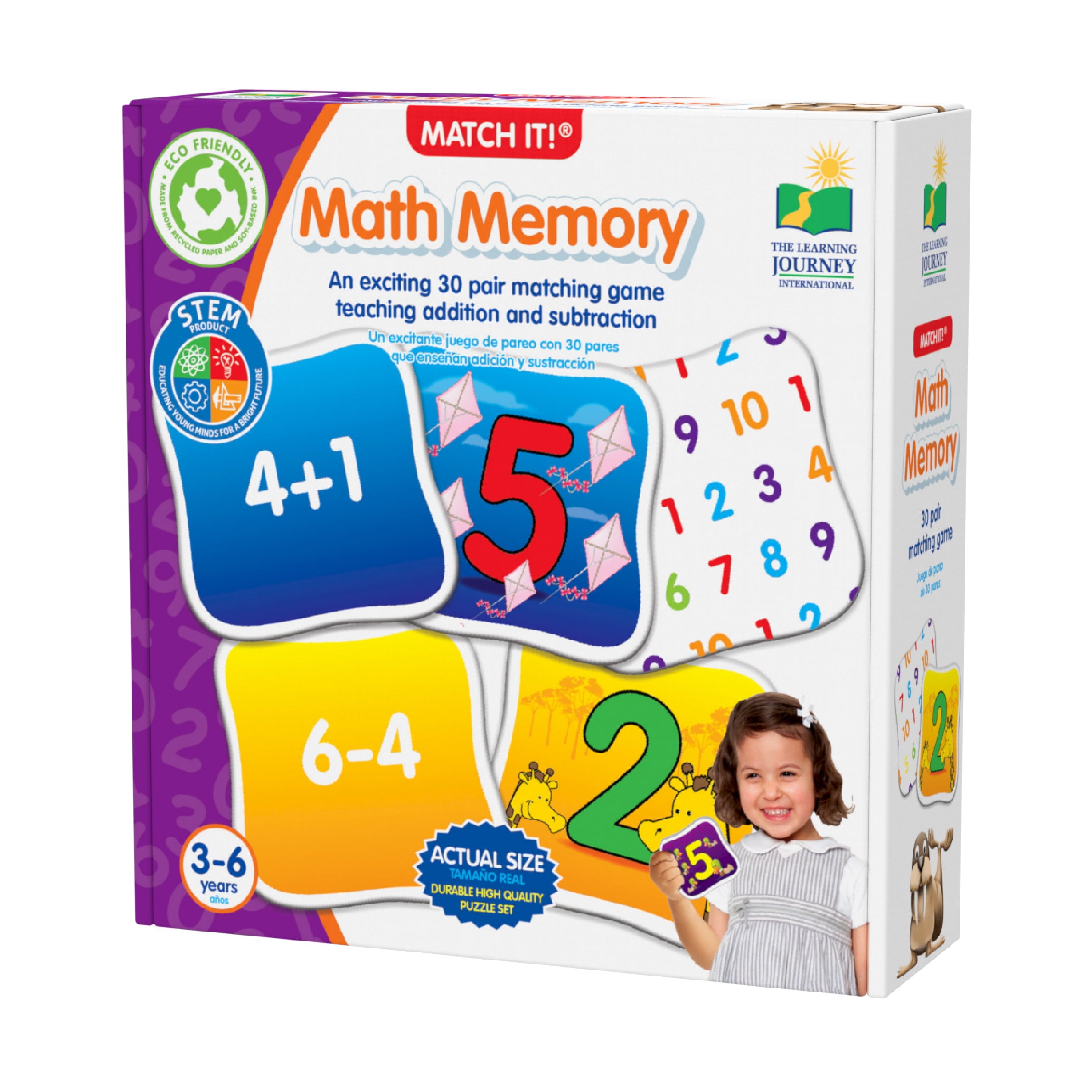 The Learning Journey Match It! Memory, Mathematics - Walmart.com