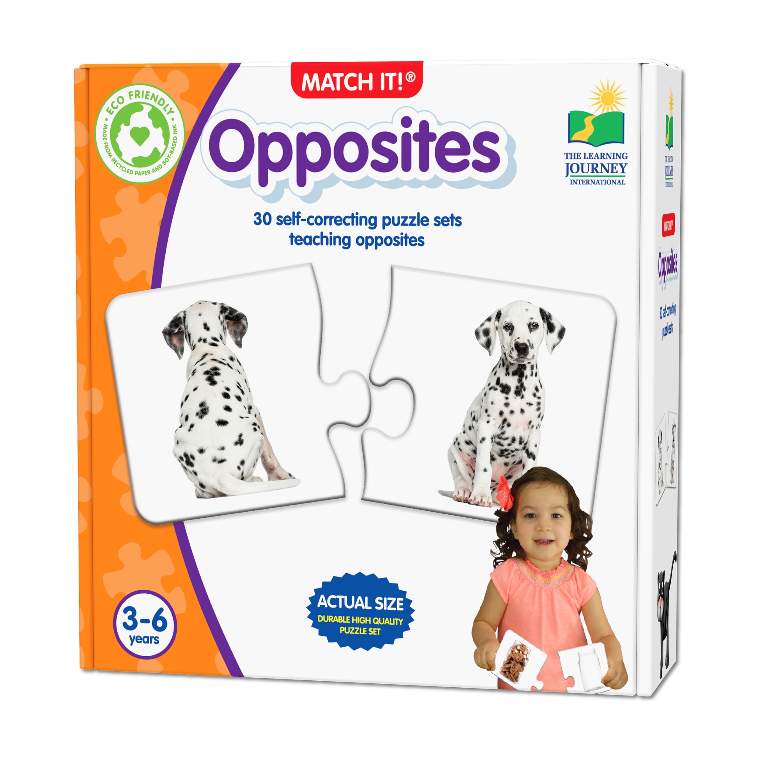 The Learning Journey Match It! - Opposites Puzzle Cards - Walmart.com