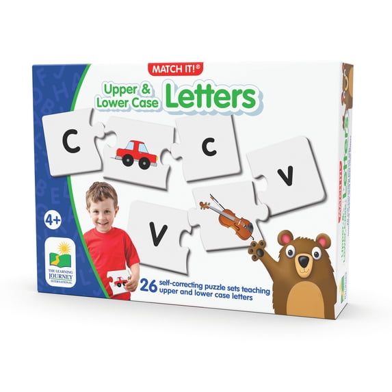 The Learning Journey Match It! Upper and Lower Case Letters - Walmart.com