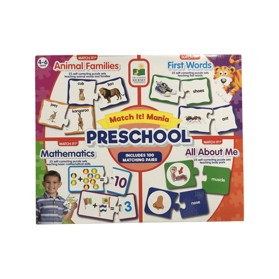 The Learning Journey Match it Mania Preschool Includes 100 Matching Pairs - Walmart.com