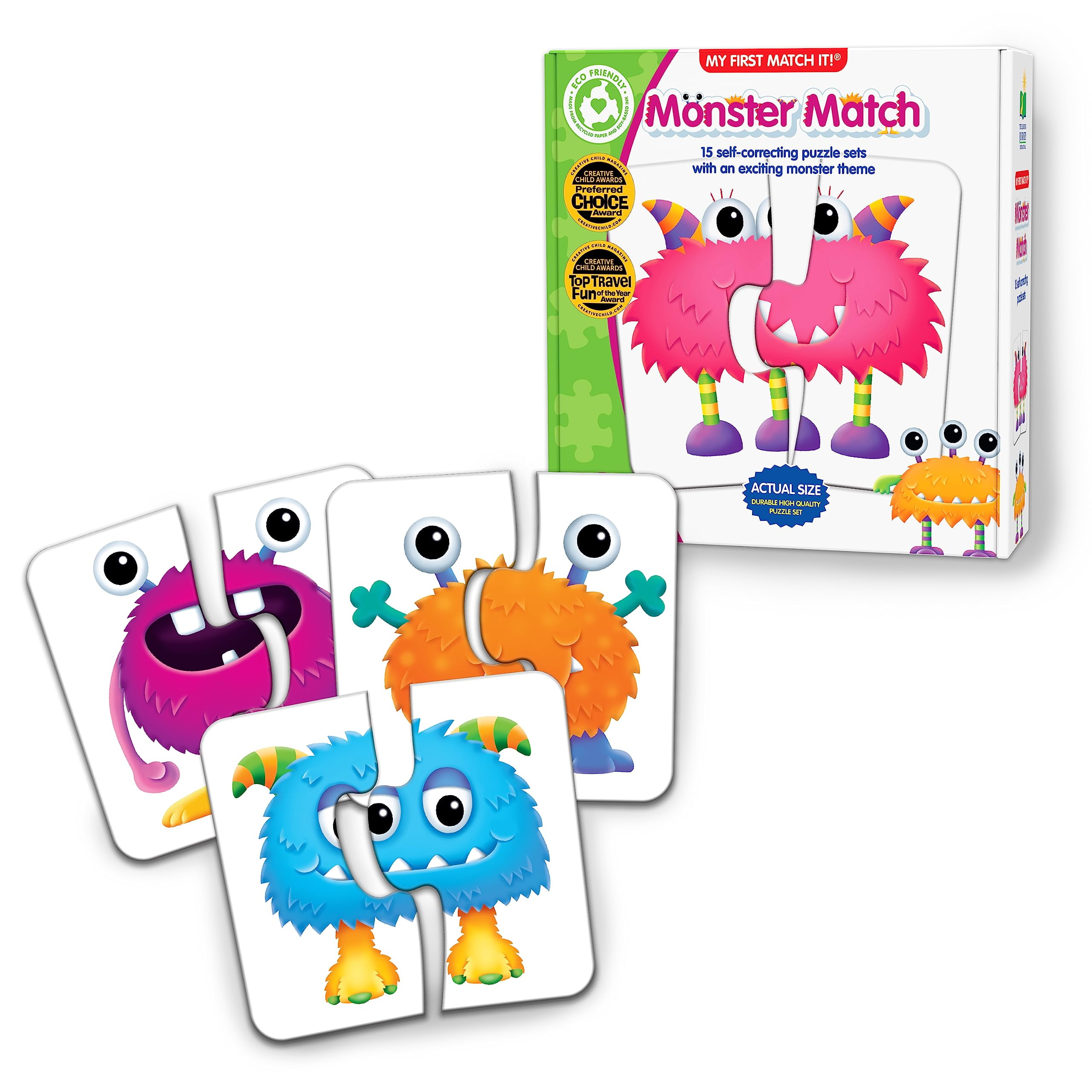 The Learning Journey: My EC36 First Match It - Monster Match - Puzzle Games for Toddlers - 15 ...