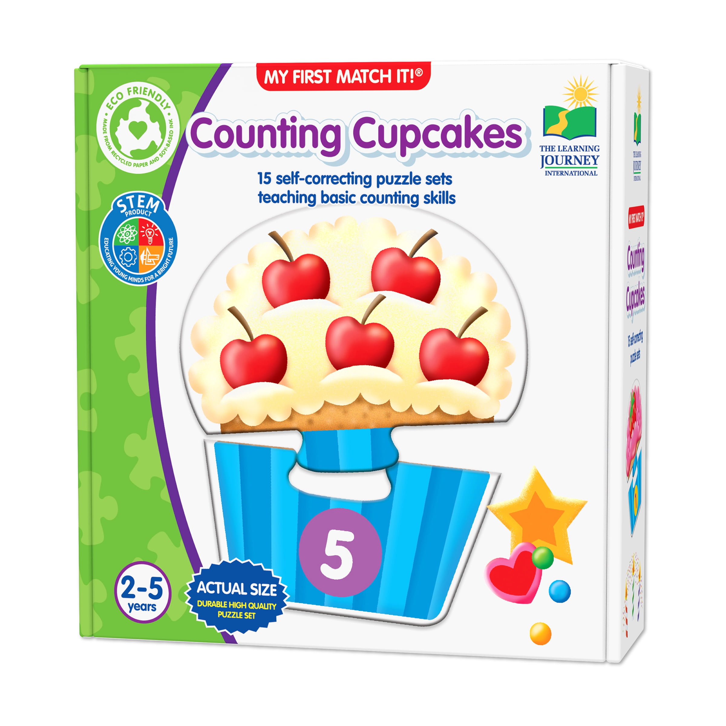 The Learning Journey My First Match It - Counting Cupcakes Toy for Kids ...