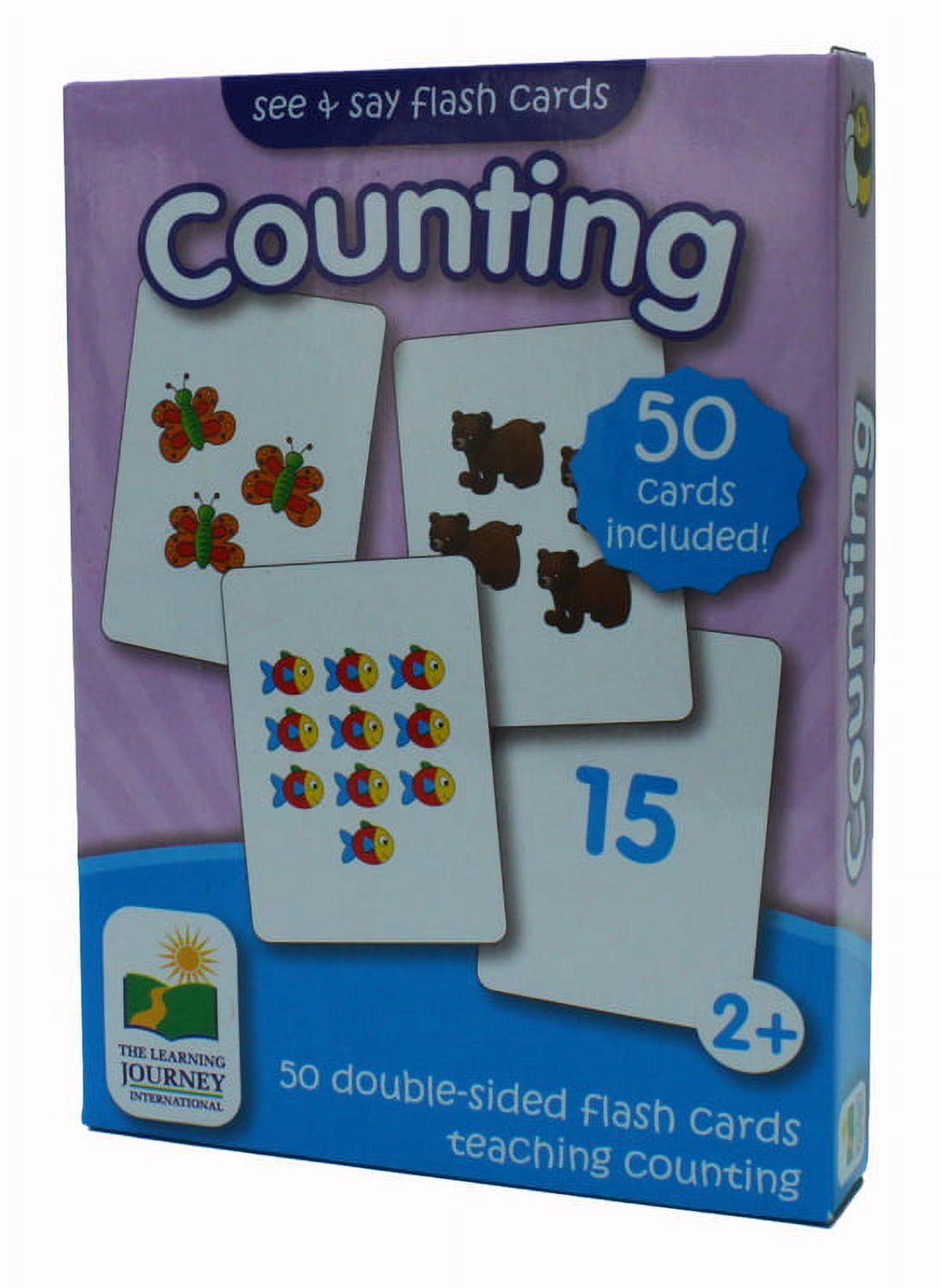 The Learning Journey See + Say Flash Cards, Counting - Walmart.com