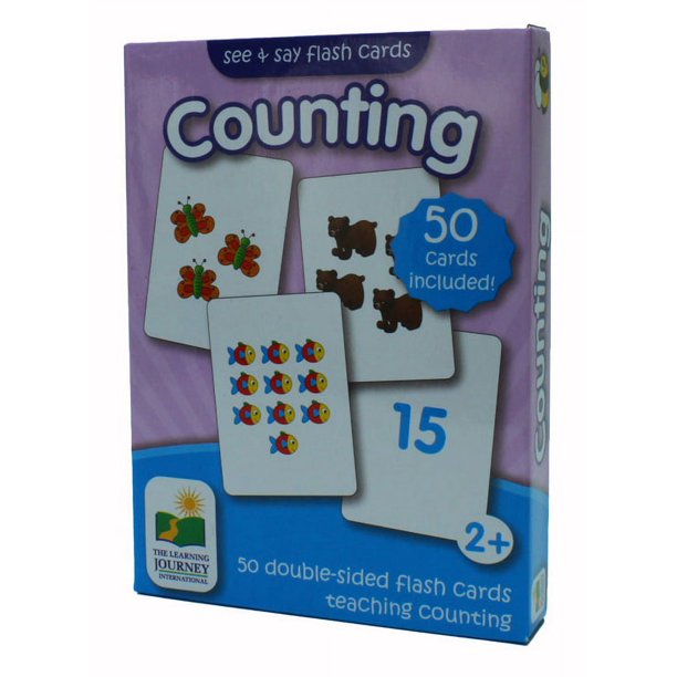 The Learning Journey See + Say Flash Cards, Counting - Walmart.com