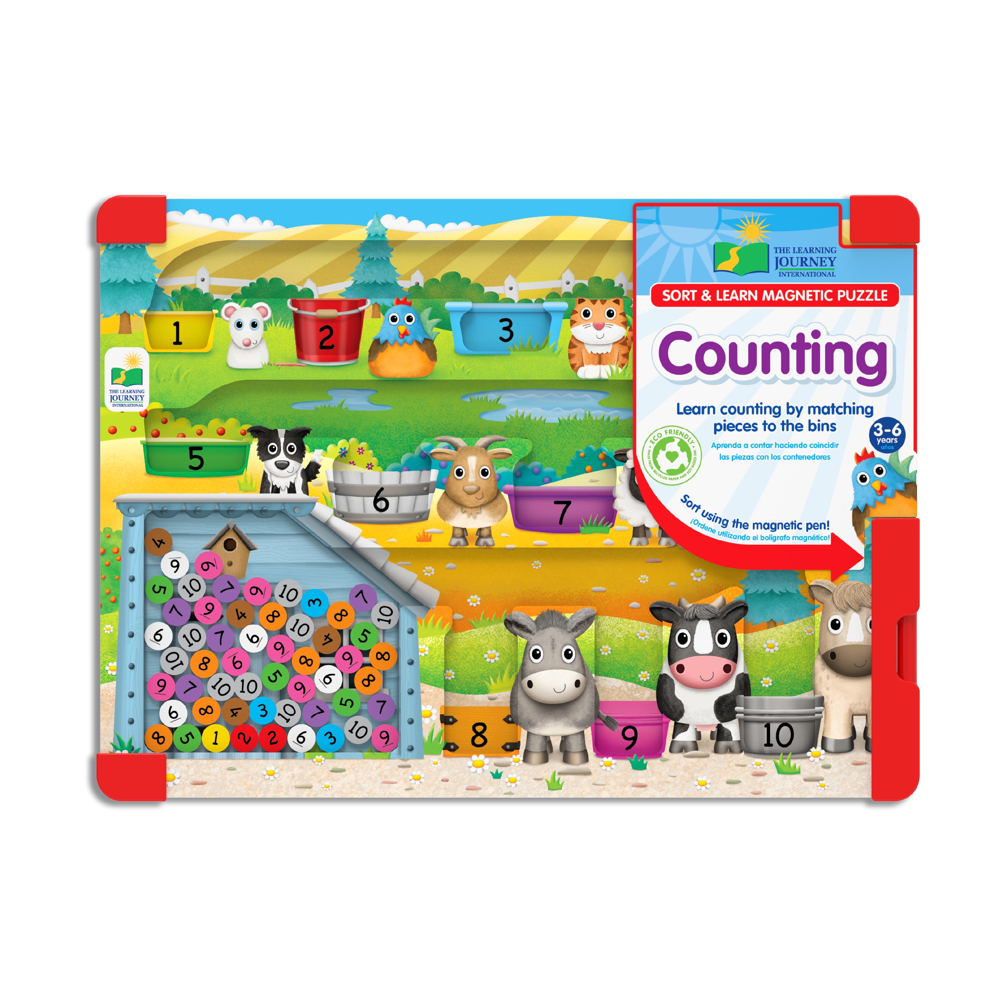 The Learning Journey Sort & Learn Magnetic Puzzle - Counting - Walmart.com
