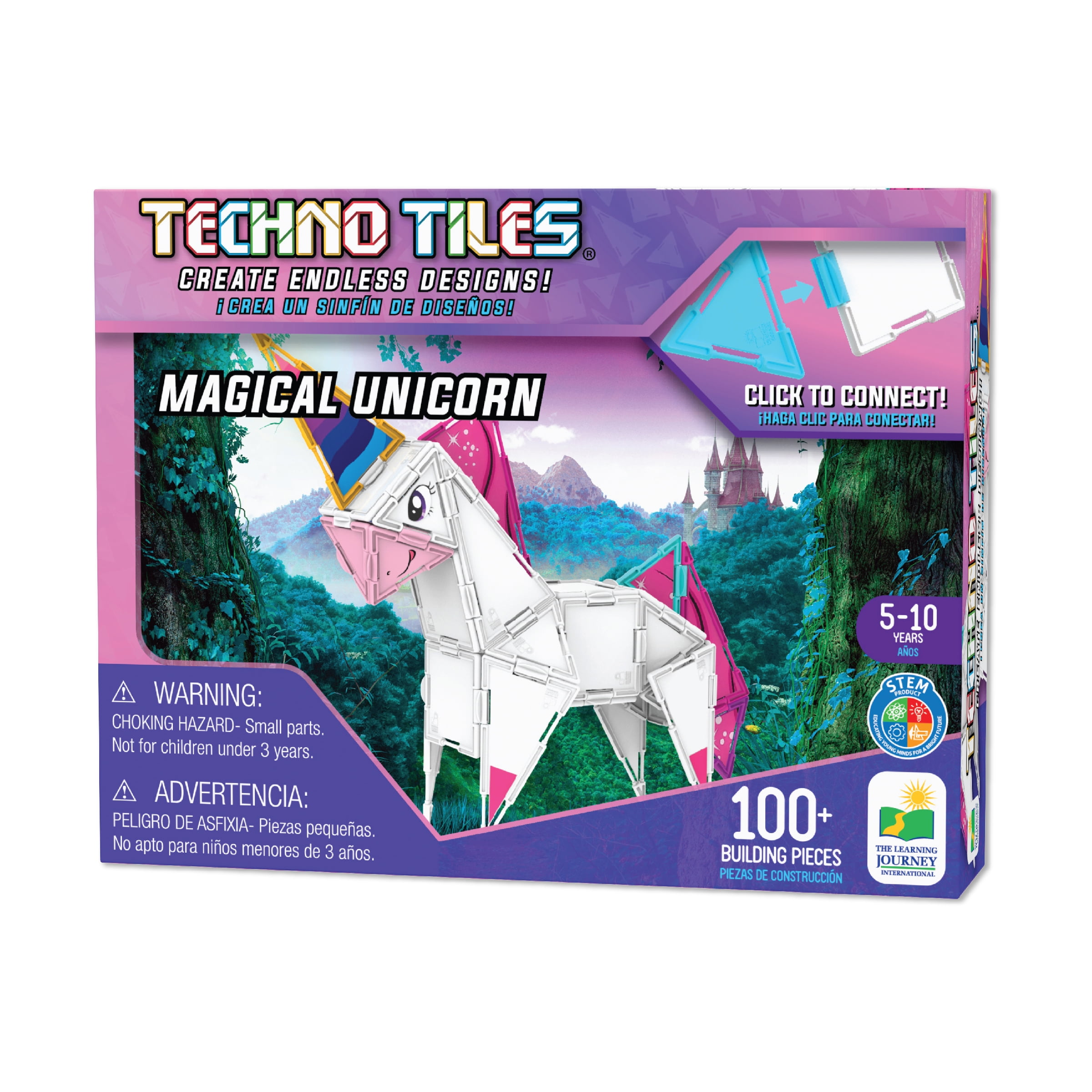 The Learning Journey Techno Tiles - Unicorn - Pcs - STEM Toy - Walmart.com