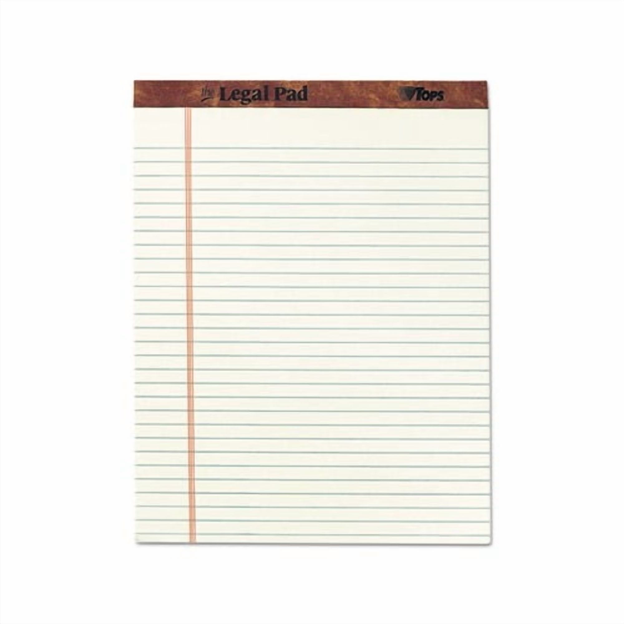 The Legal Pad Ruled Pads Wide/Legal Rule, 8.5 x 11.75, Green Tint, 50 ...