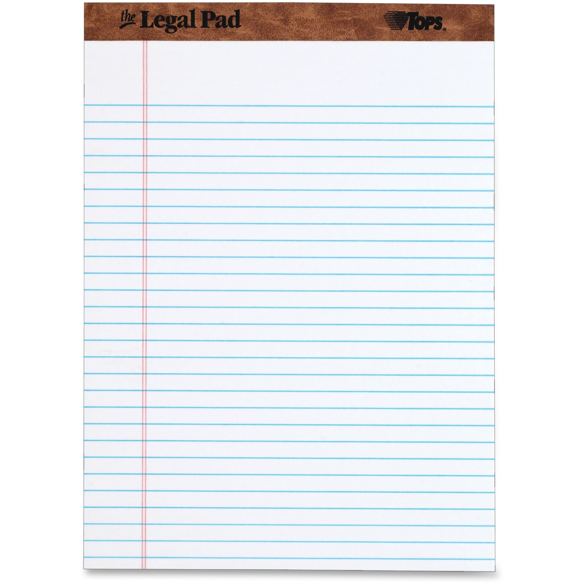 "The Legal Pad" Ruled Perforated Pads, Wide/legal Rule, 50 White 8.5 X ...