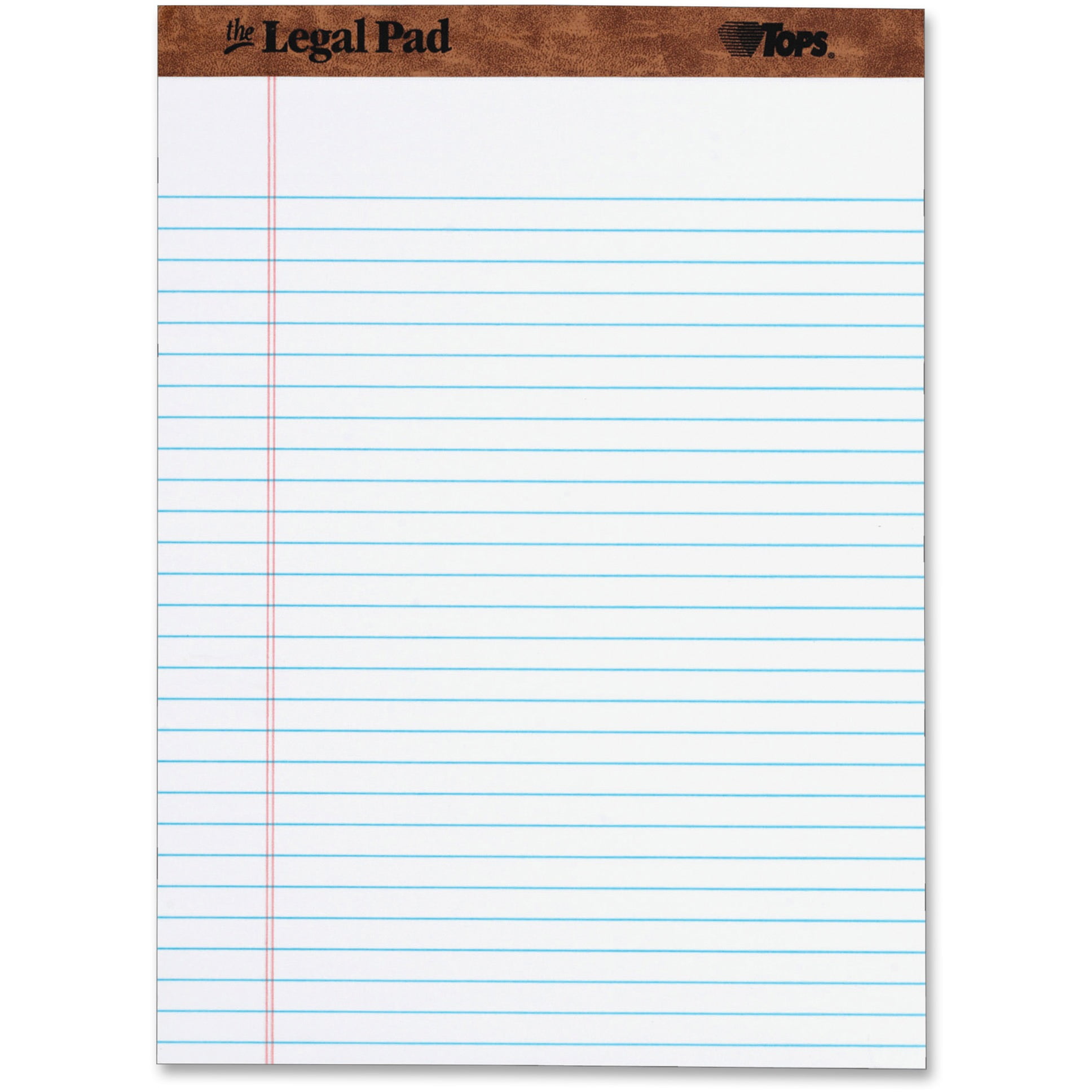 """The Legal Pad"" Ruled Perforated Pads, Wide/legal Rule, 50 White 8.5 ...