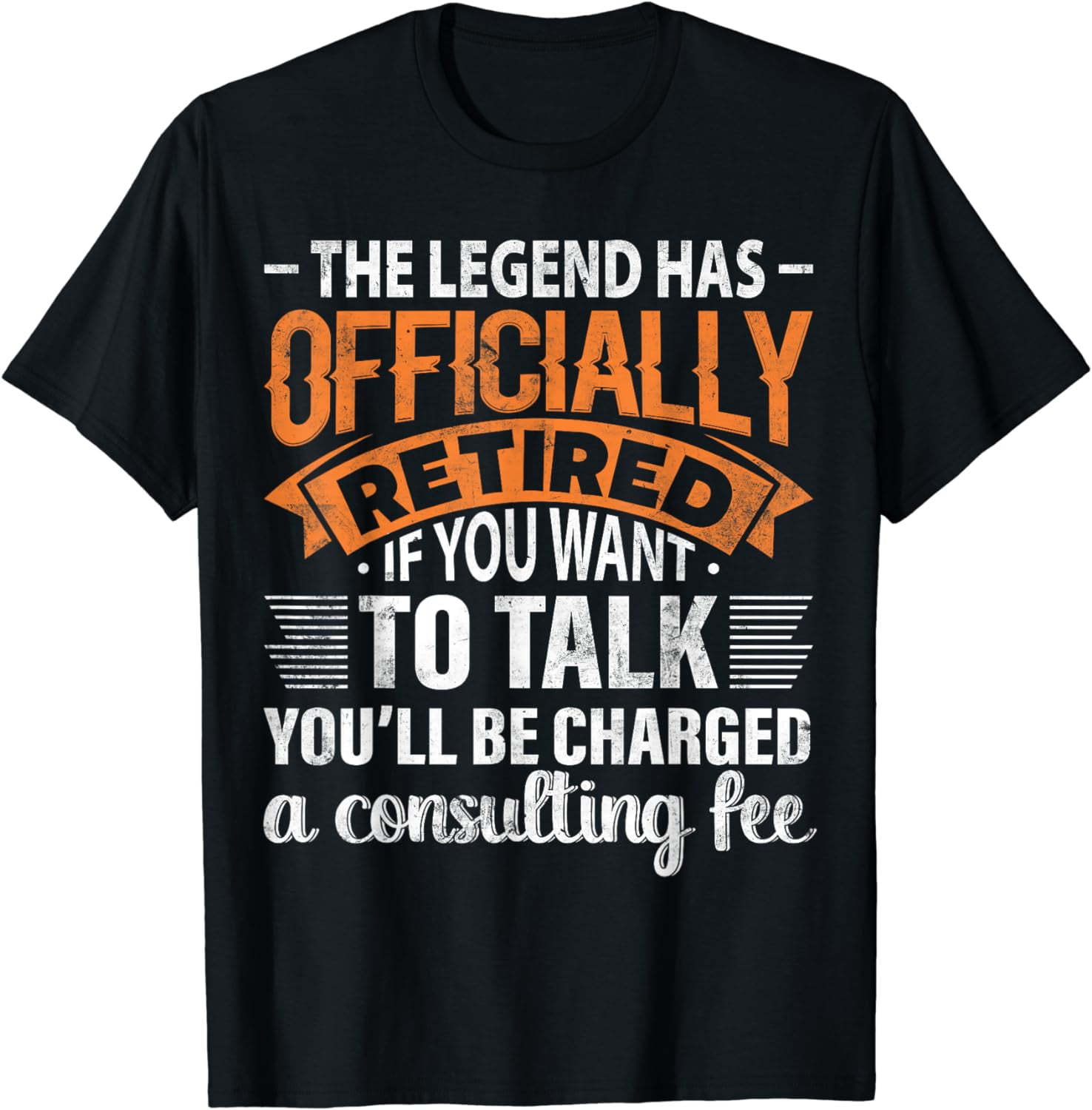 The Legend Has Officially Retired Funny Retirement Men Women Cotton T ...
