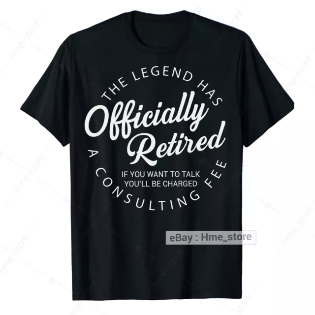 The Legend Has Officially Retired T-Shirt Funny Retirement 2025 Gift ...