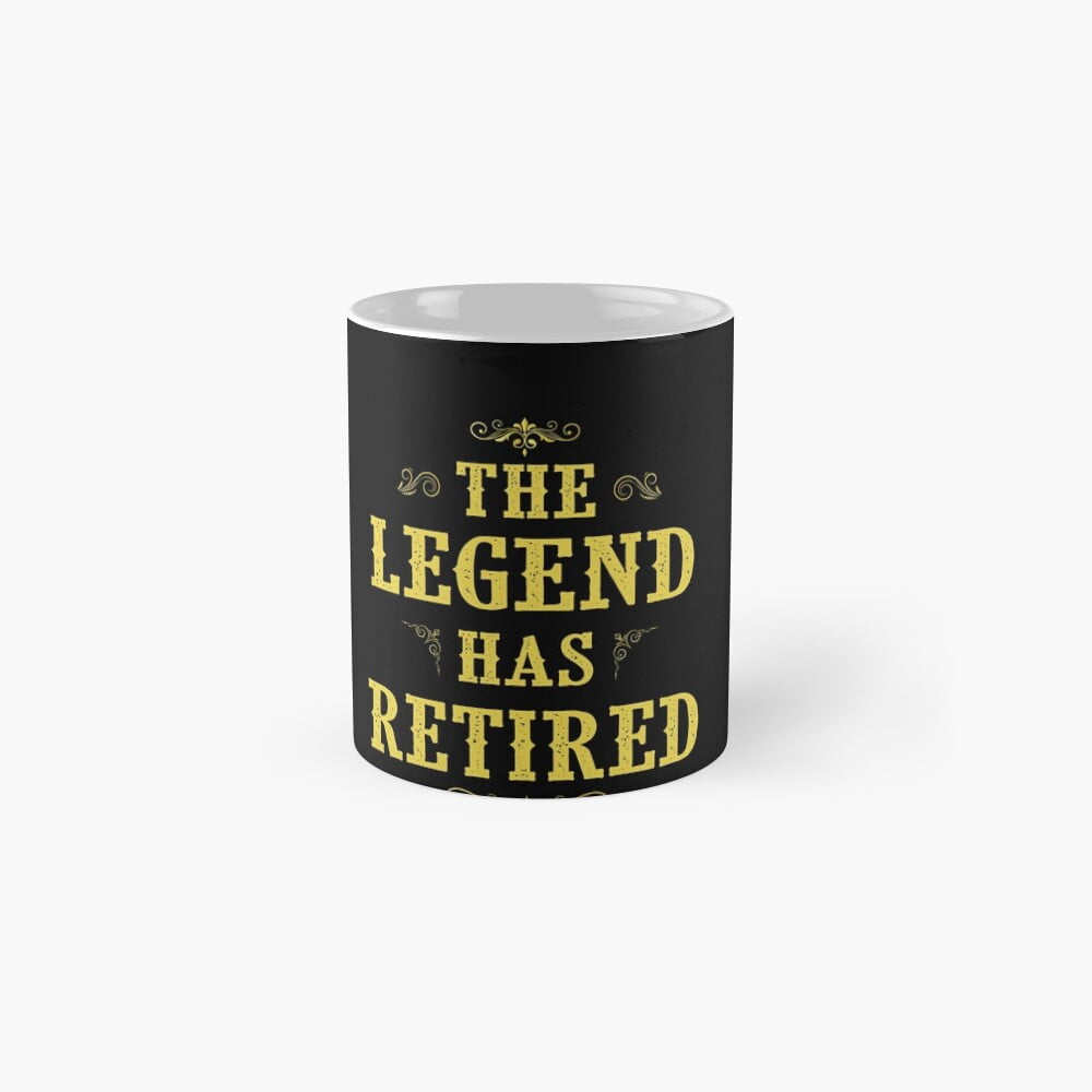 The Legend Has Retired, Retirement Gifts Classic Mug - Walmart.com