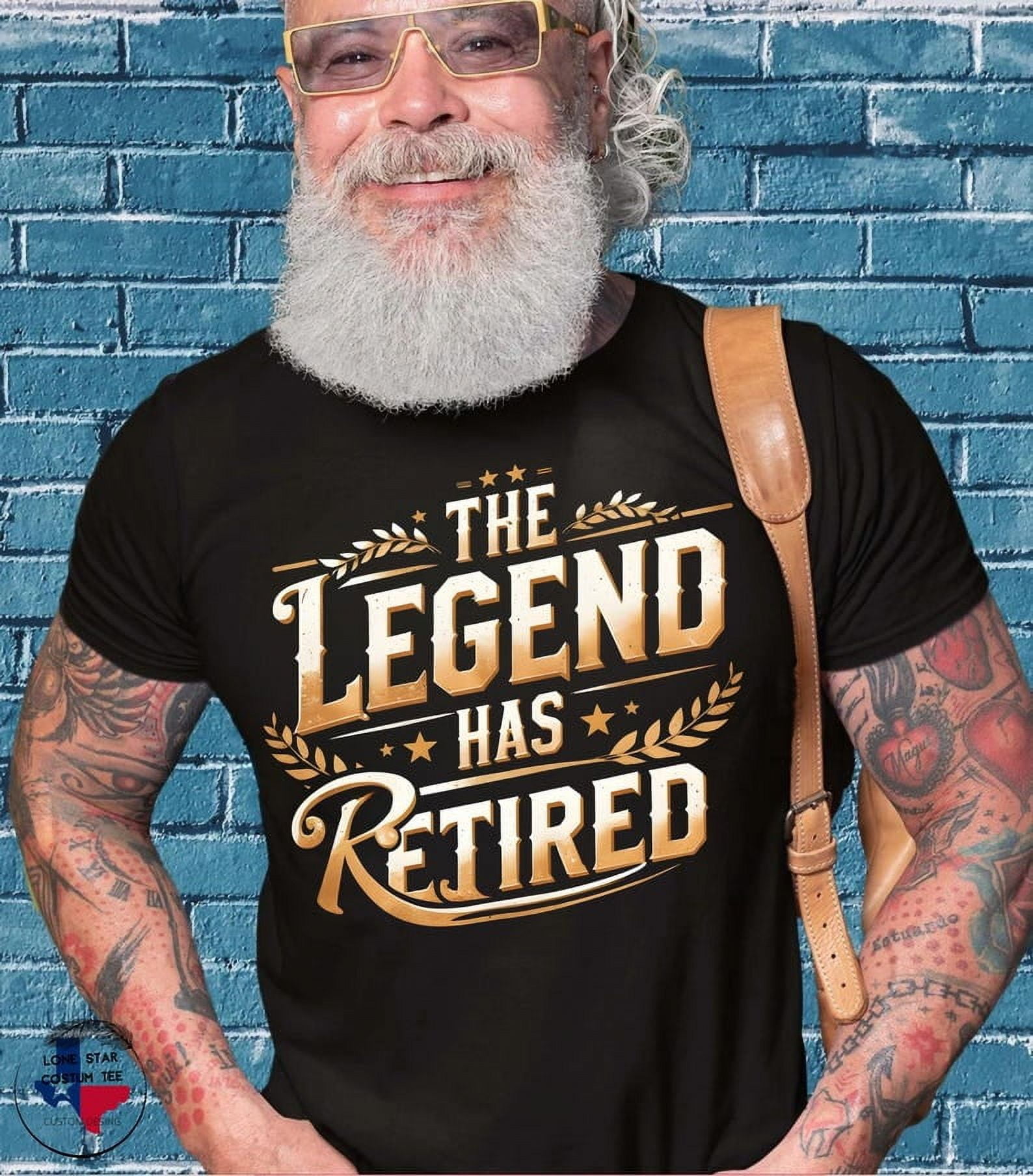 The Legend Has Retired Shirt, Funny Retirement Gifts, Retirement Shirts ...