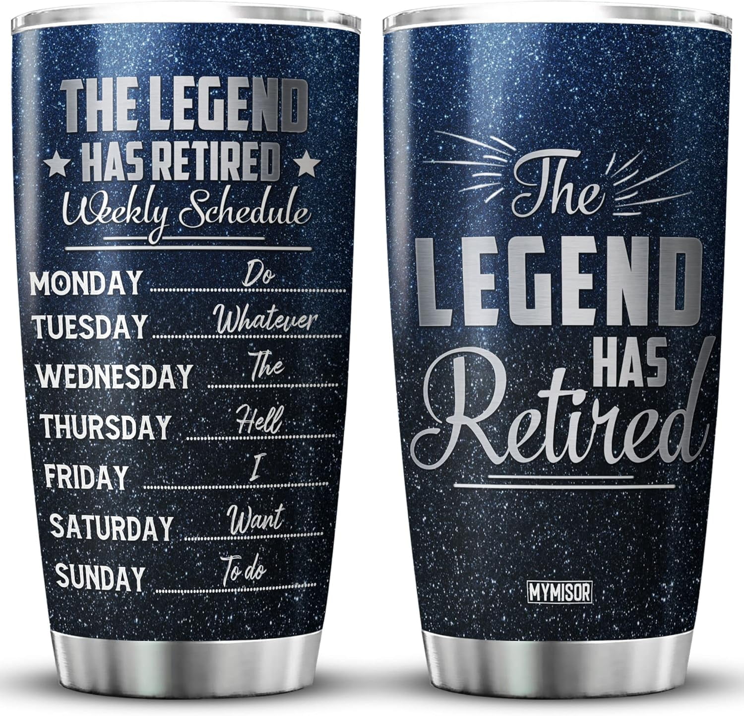 The Legend Has Retired Tumbler 20oz Happy Retirement Mug Men Funny ...