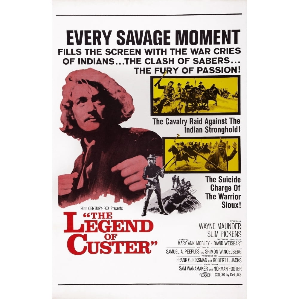The Legend Of Custer U Movie Poster Masterprint - Walmart.com