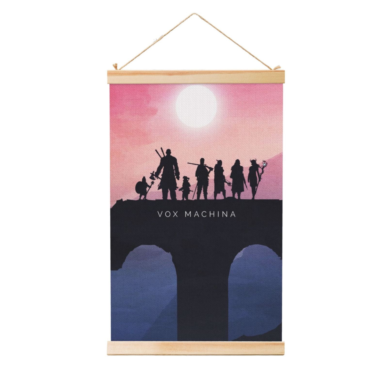 The Legend Of Vox Machina Poster Canvas Wooden Shaft Hanging Poster ...
