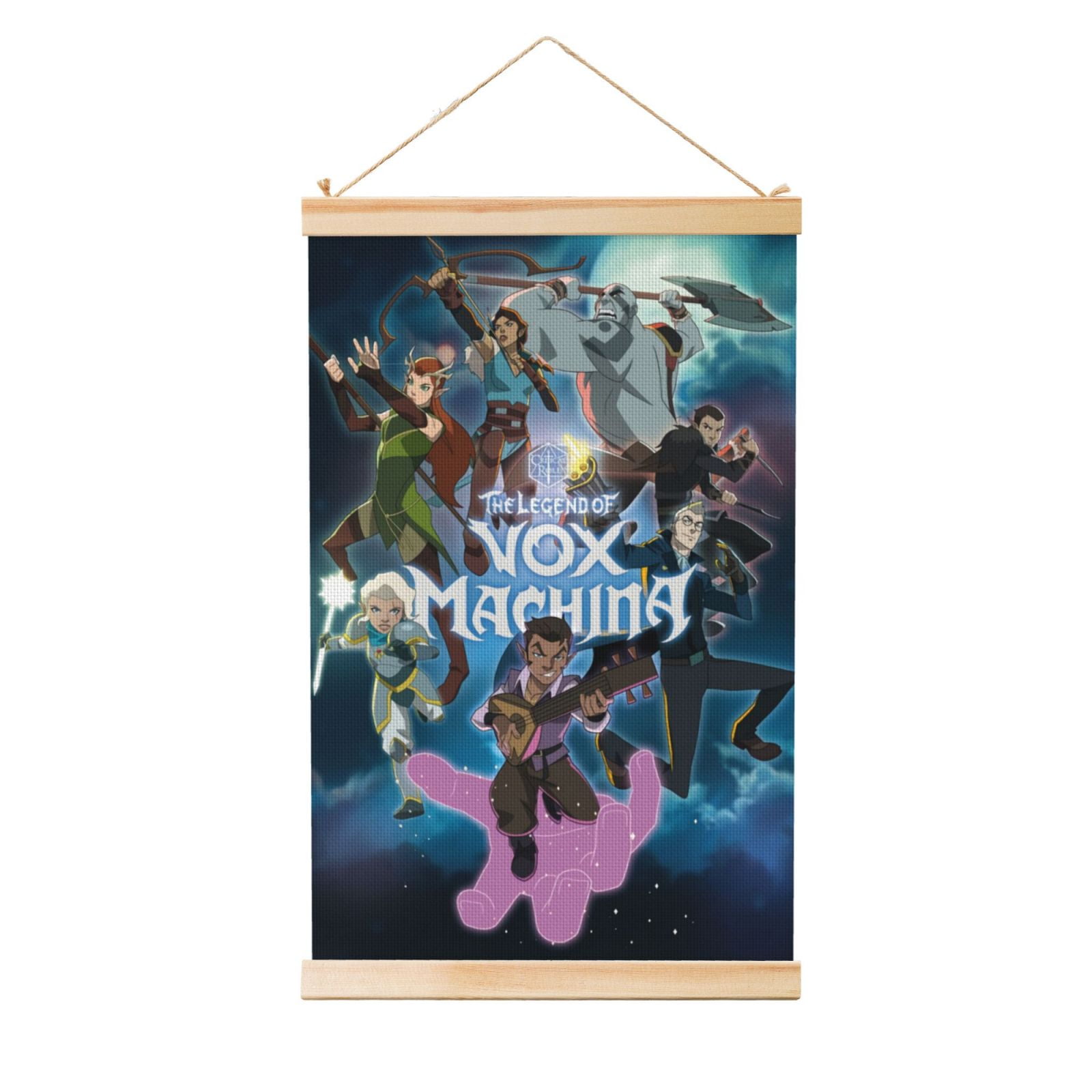 The Legend Of Vox Machina Poster Canvas Wooden Shaft Hanging Poster ...