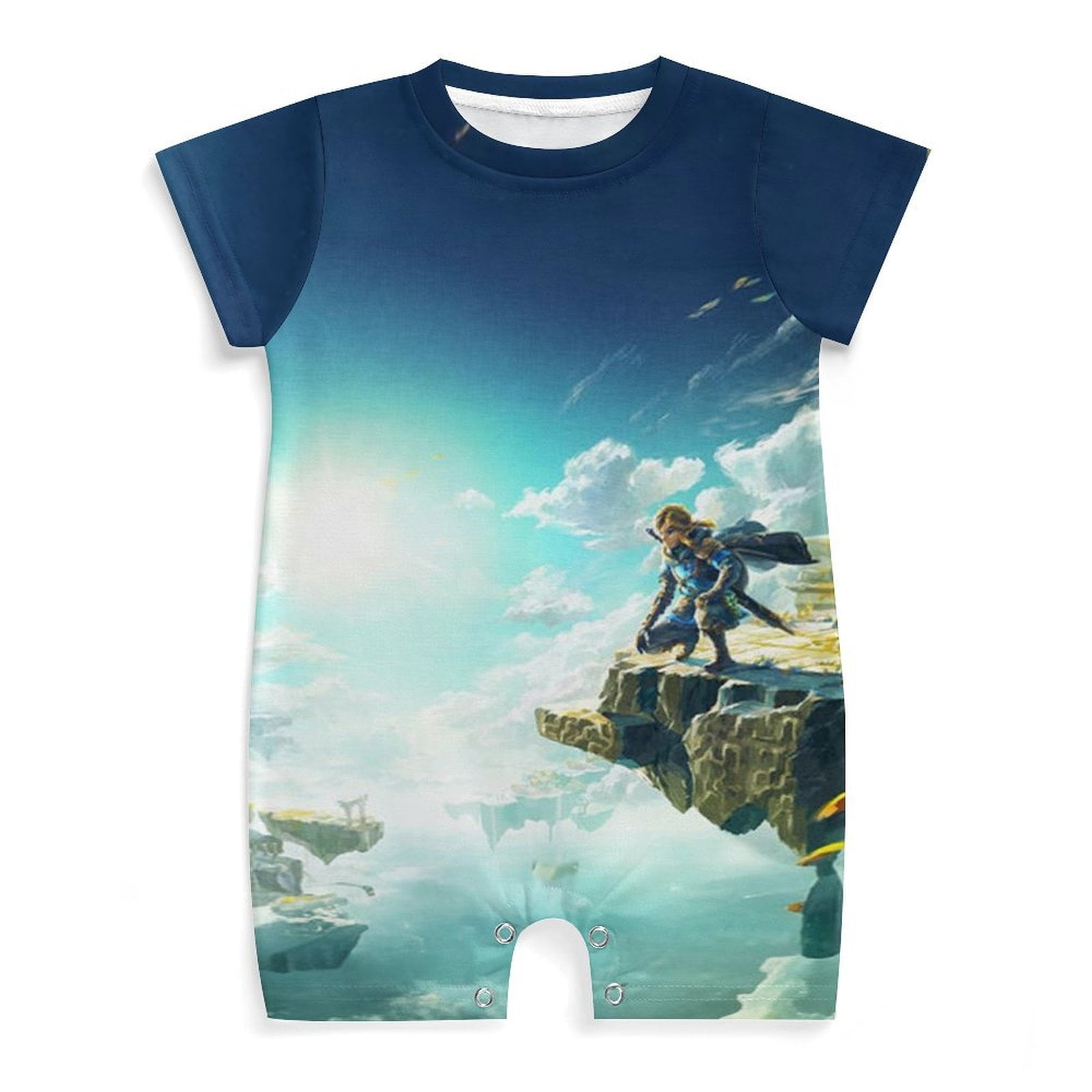 The Legend Of Zelda Baby One-Piece Rompers Summer Short Sleeve Outfit ...