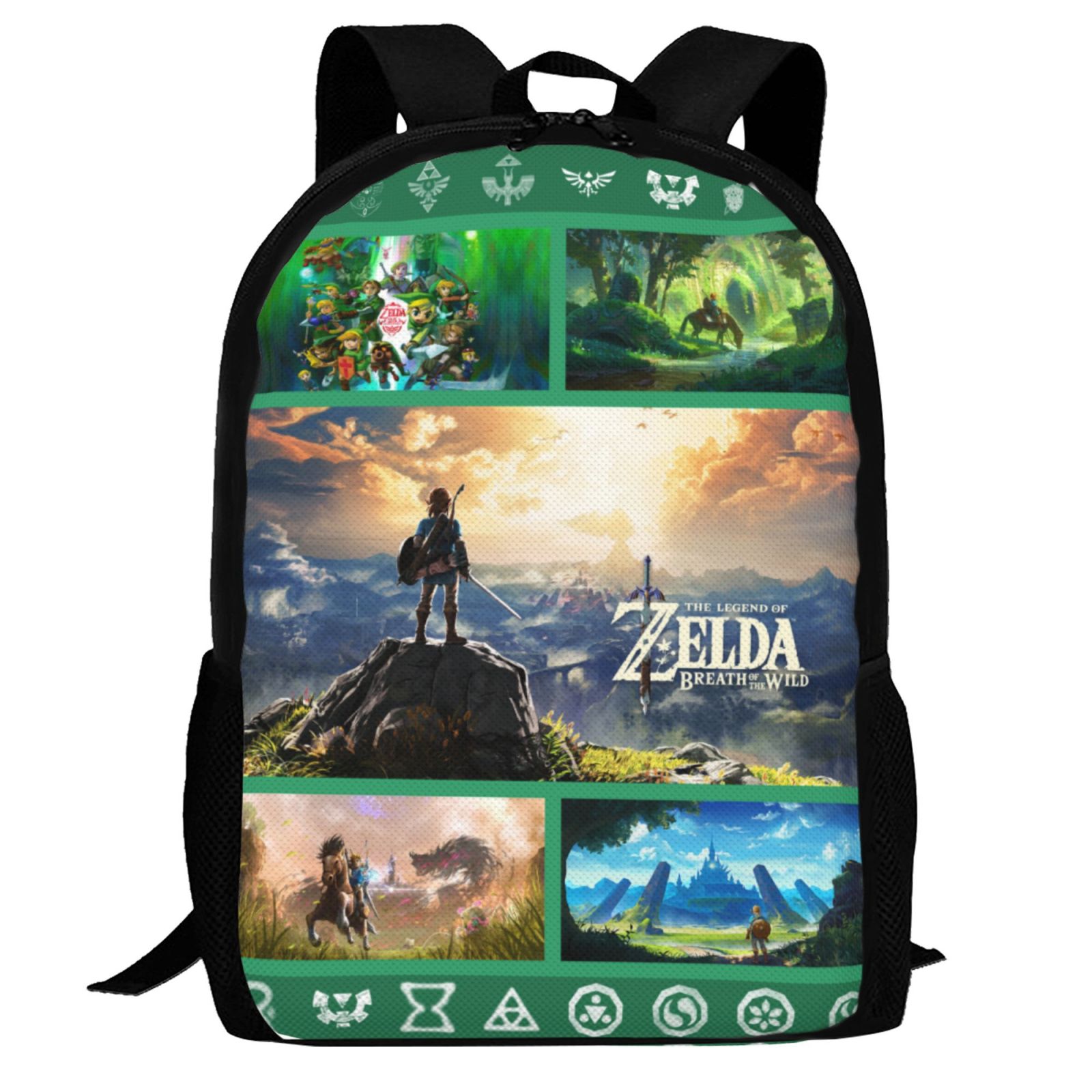 The Legend Of Zelda Backpack,3d Print Laptop Backpack Lightweight ...