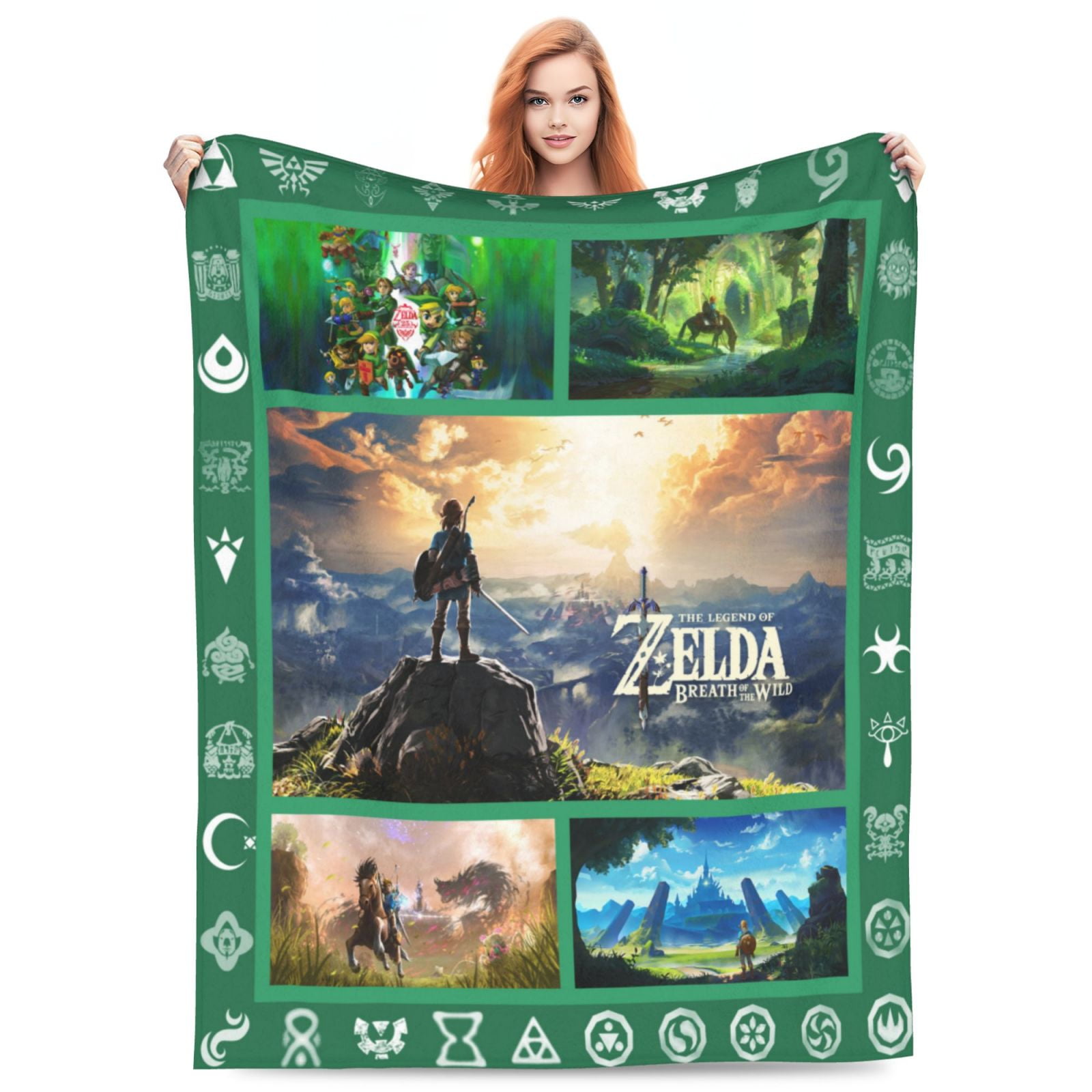 The Legend Of Zelda Blankets Flannel Fleece Warm Soft Throw Blanket For ...