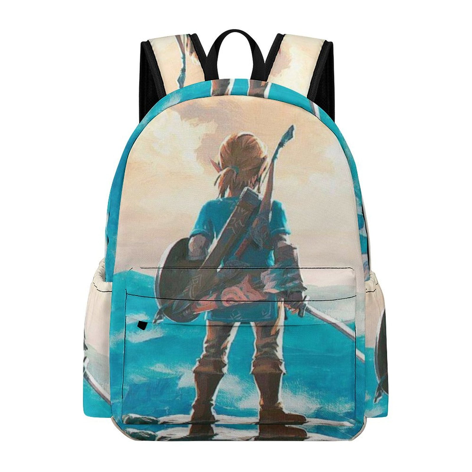 The Legend Of Zelda Breath Of The Wild Adjustable Backpack Laptop Daypack Student School Bookbag ...