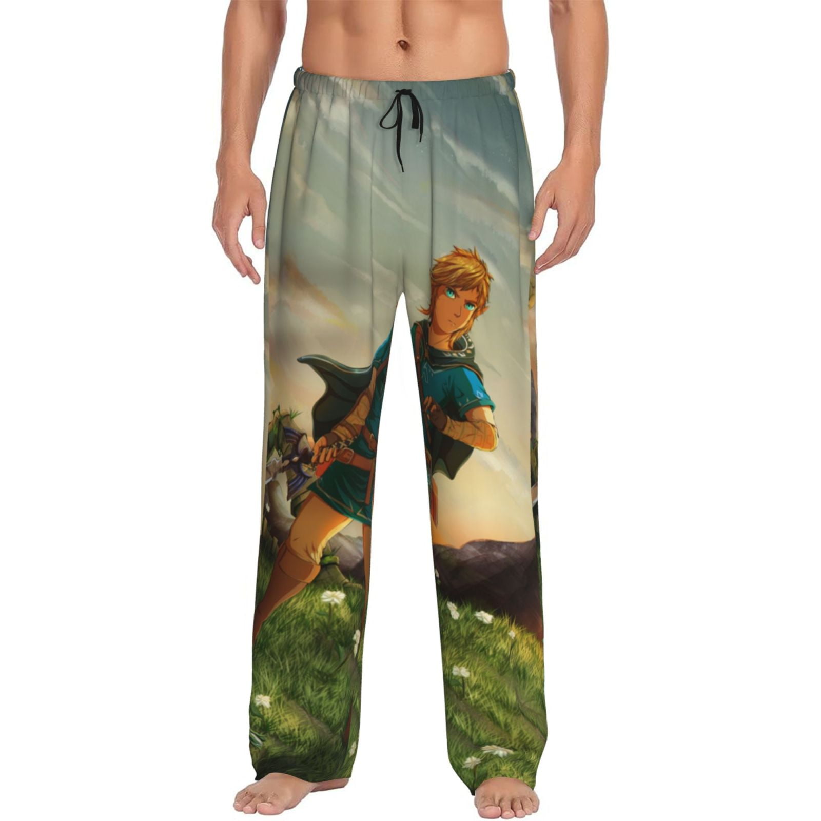 The Legend Of Zelda Breath of the Wild Men's Pajama Pants With Pockets ...
