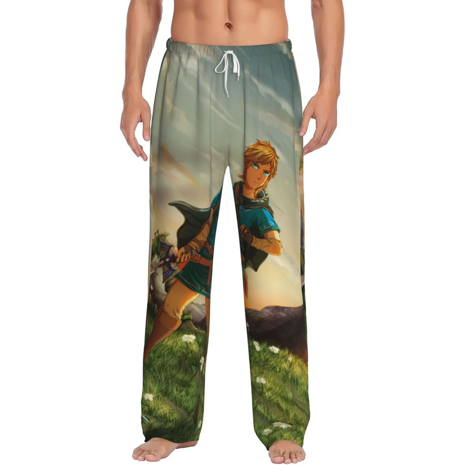 The Legend Of Zelda Breath of the Wild Men's Pajama Pants With Pockets ...