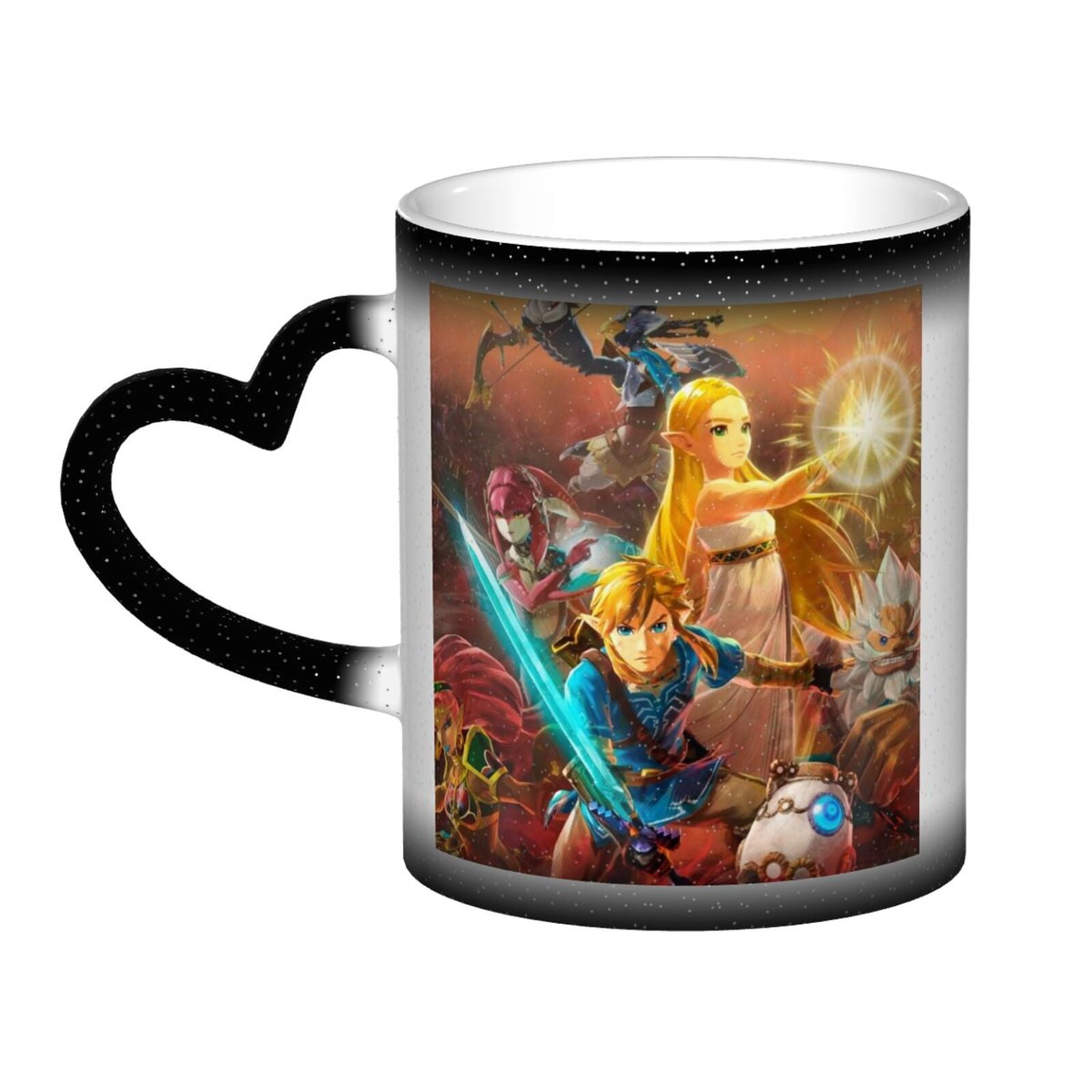 The Legend Of Zelda Color Changing Mug Heat Sensitive Magic Funny Art ...