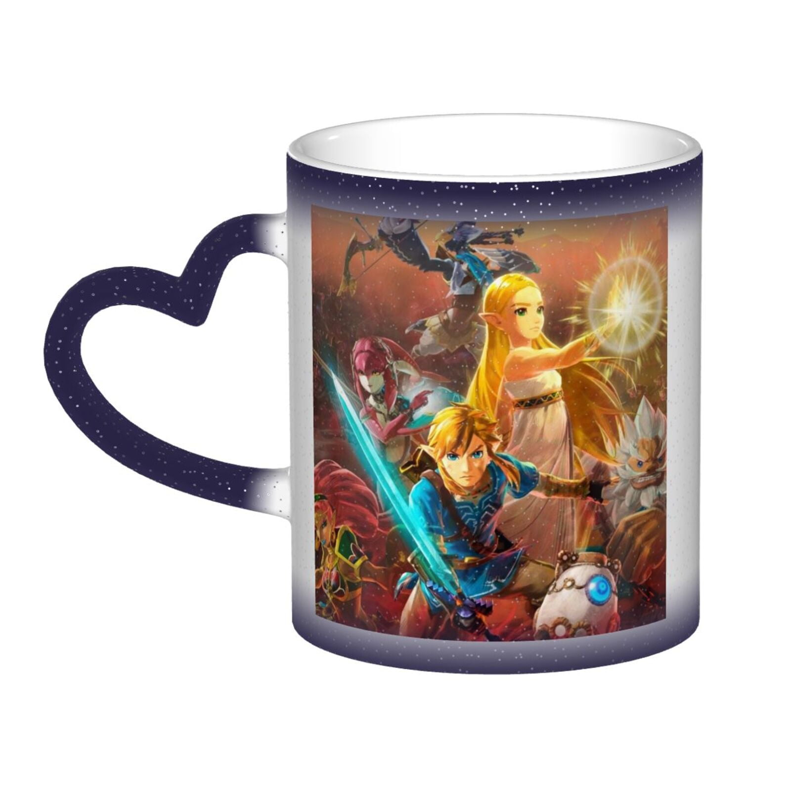 The Legend Of Zelda Color Changing Mug Heat Sensitive Magic Funny Art ...