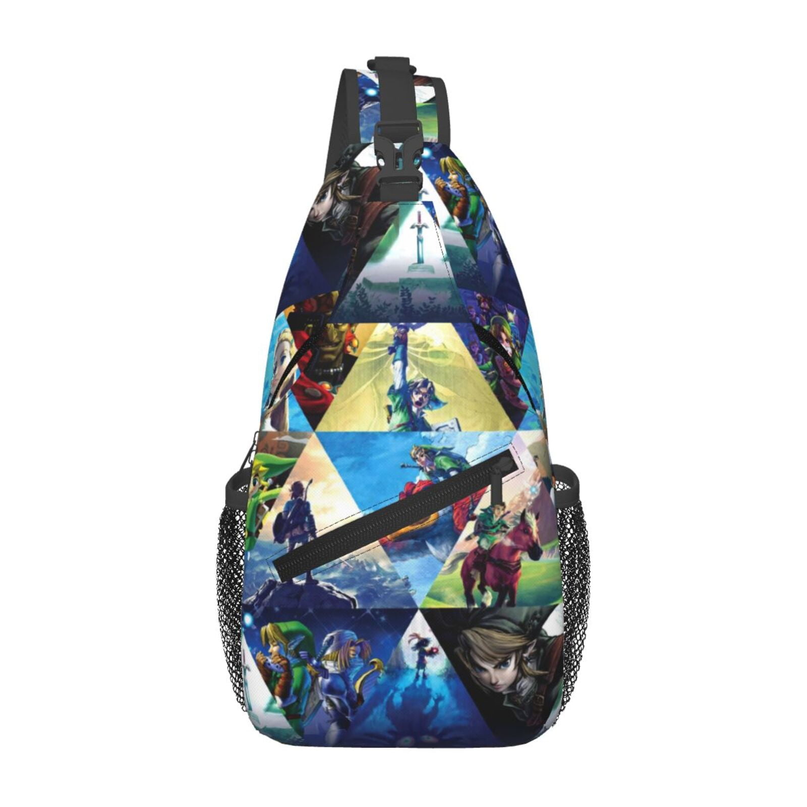 The Legend Of Zelda Crossbody Backpack Sling Bag Travel Hiking Chest ...