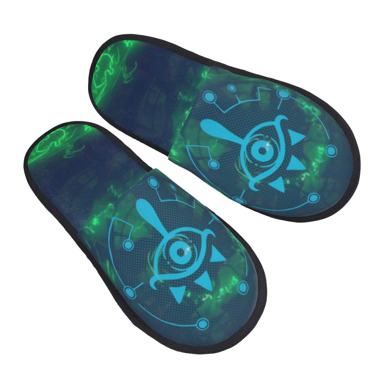 The Legend Of Zelda Furry Slippers For Men Women Fuzzy House Slippers ...