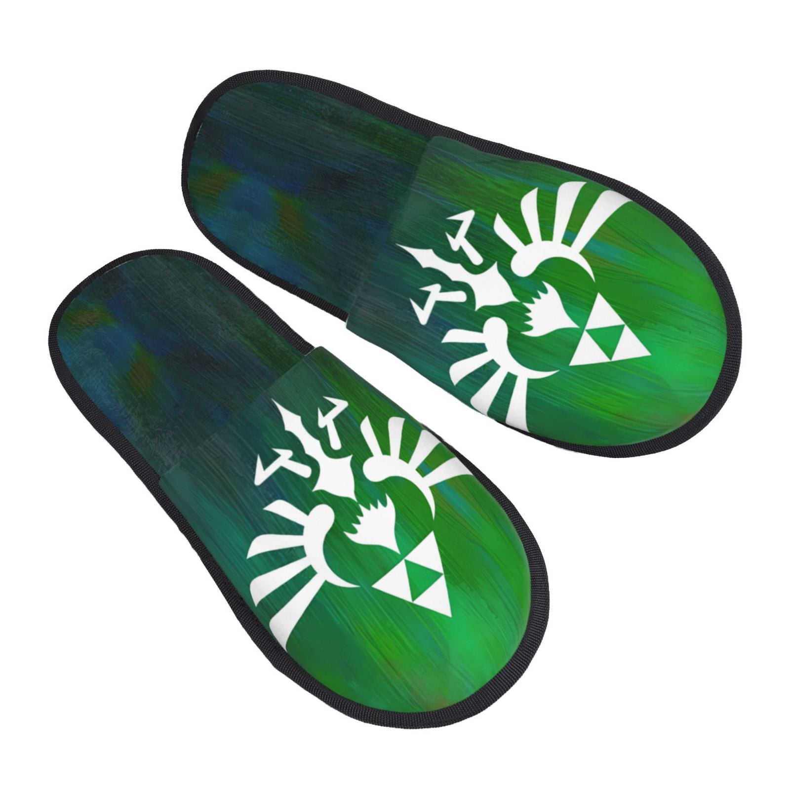 The Legend Of Zelda Furry Slippers For Men Women Fuzzy House Slippers ...