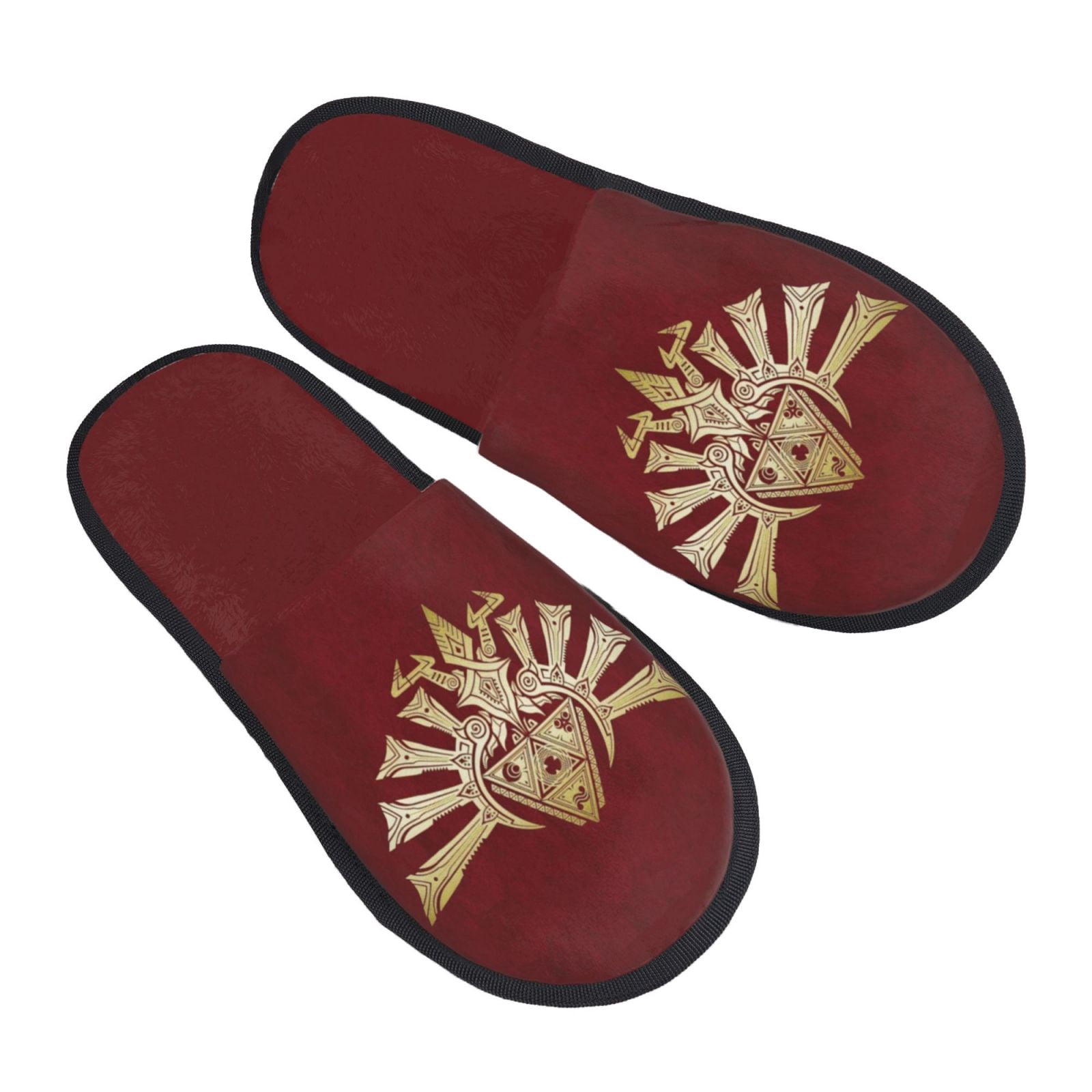 The Legend Of Zelda Furry Slippers For Men Women Fuzzy House Slippers ...