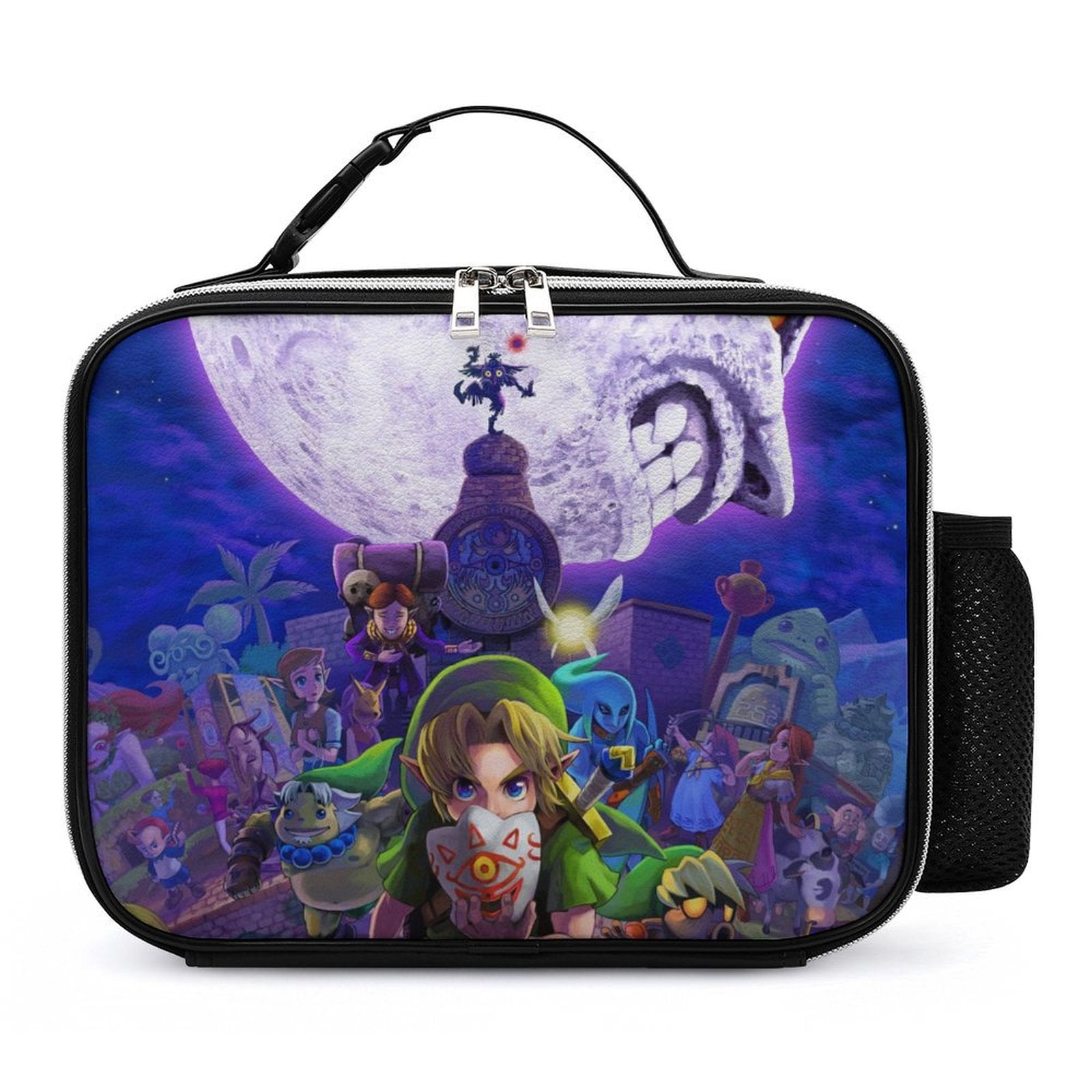 The Legend Of Zelda Insulated Portable Lunch Bag Leather Detachable ...