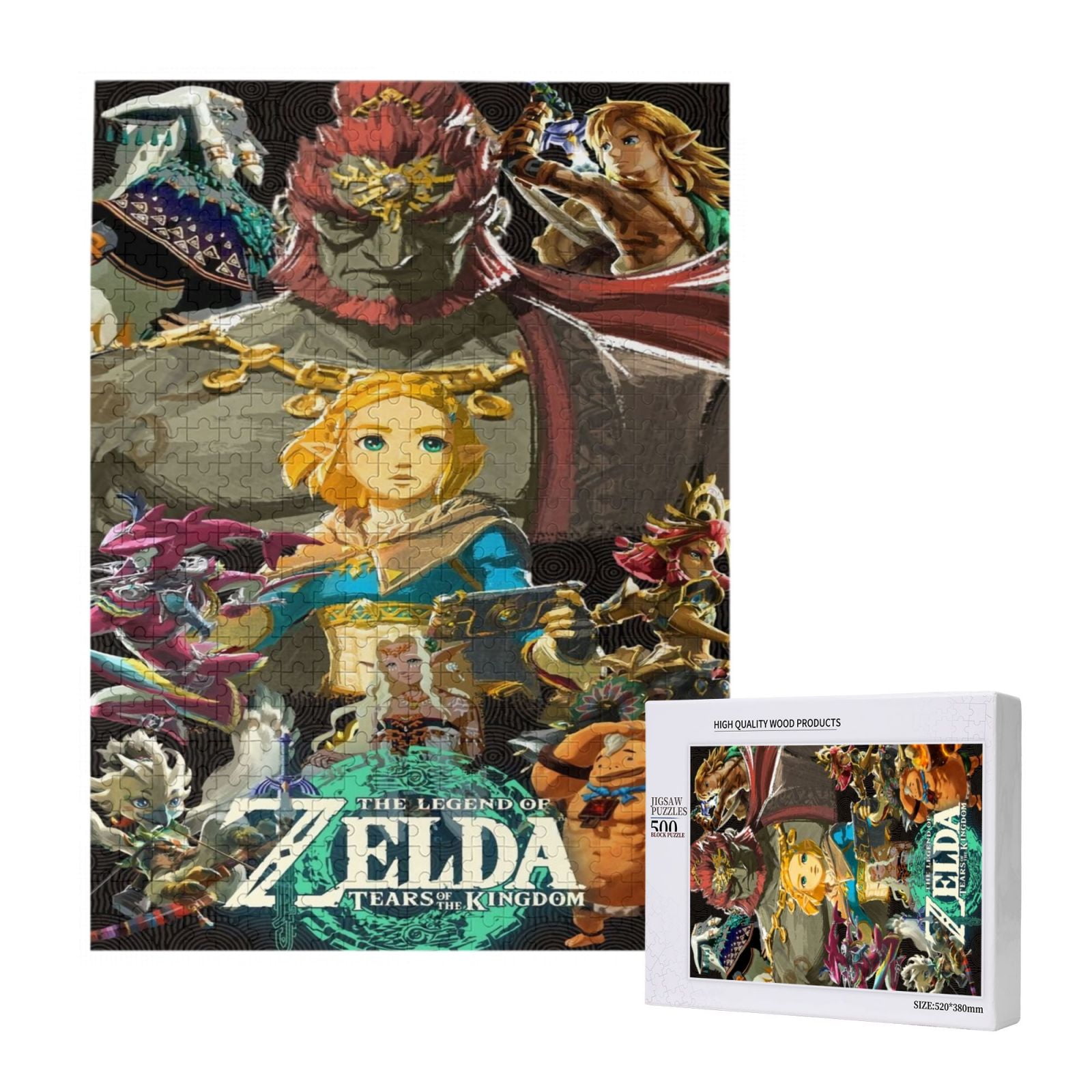 The Legend Of Zelda Jigsaw Puzzle 300 500 1000 Piece Colorful Puzzles ...