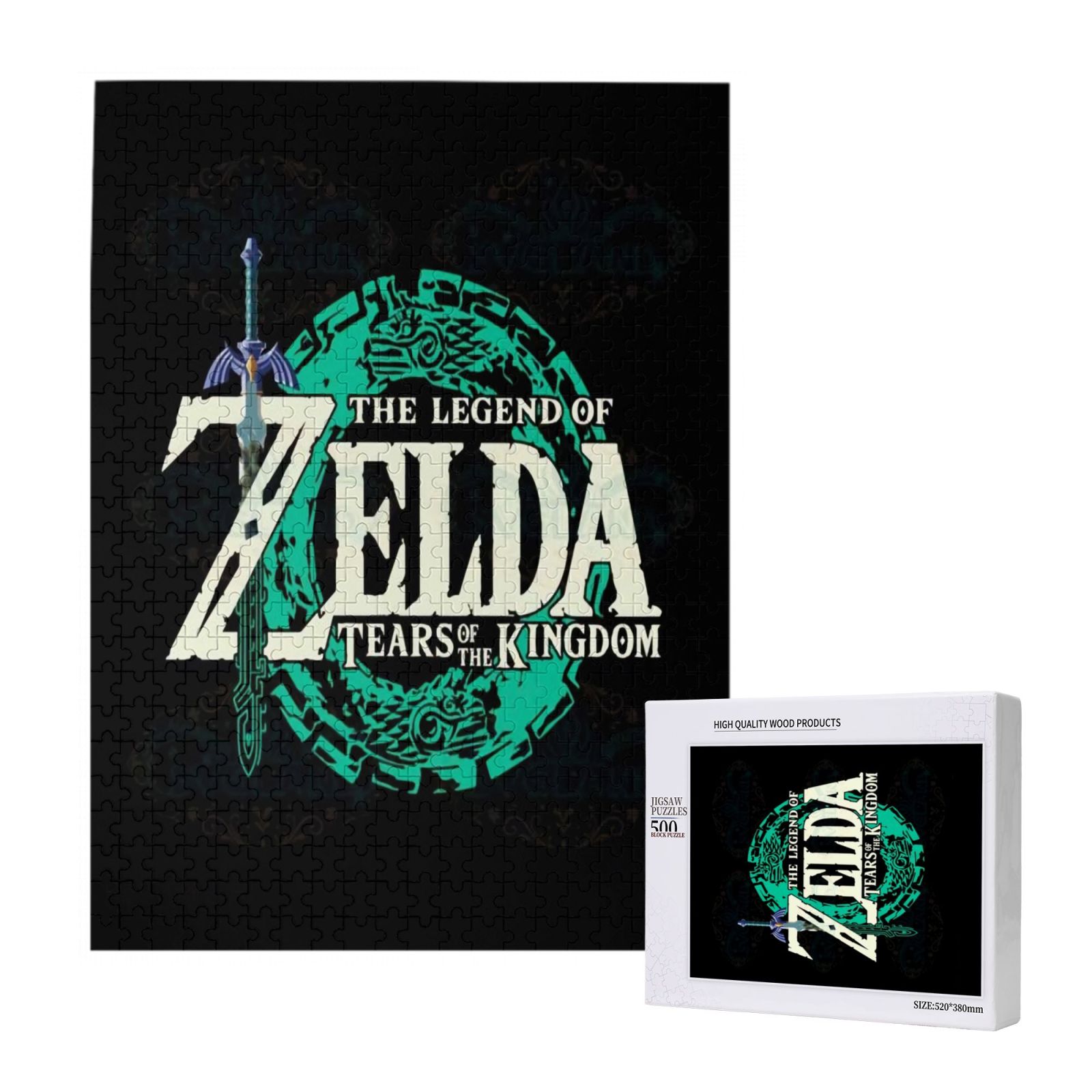 The Legend Of Zelda Jigsaw Puzzle 300 500 1000 Piece Colorful Puzzles ...