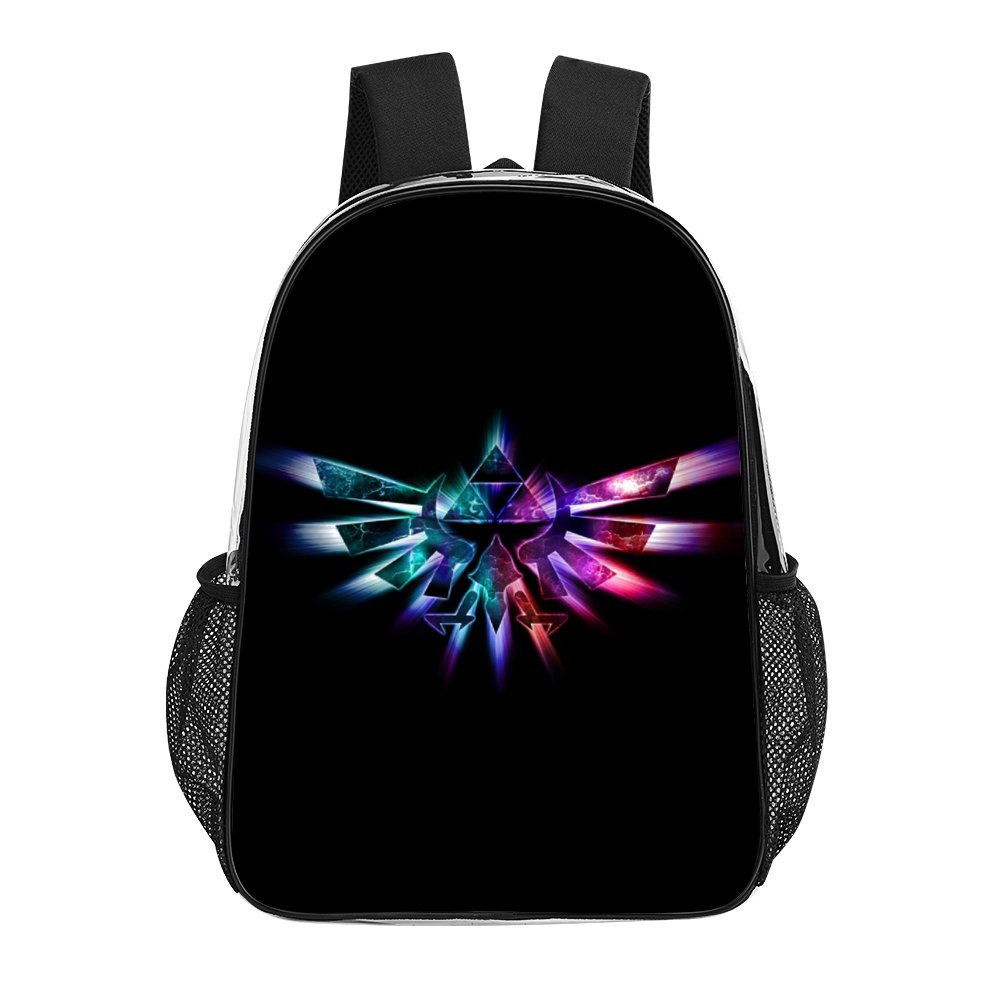 The Legend Of Zelda Logo Clear Backpack 17 Inch Transparent Bag Laptop ...
