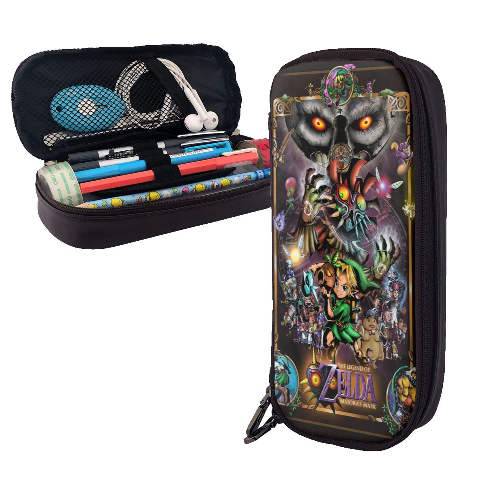 The Legend Of Zelda Majora'S Mask Large Capacity Pencil Case Pen Bag ...