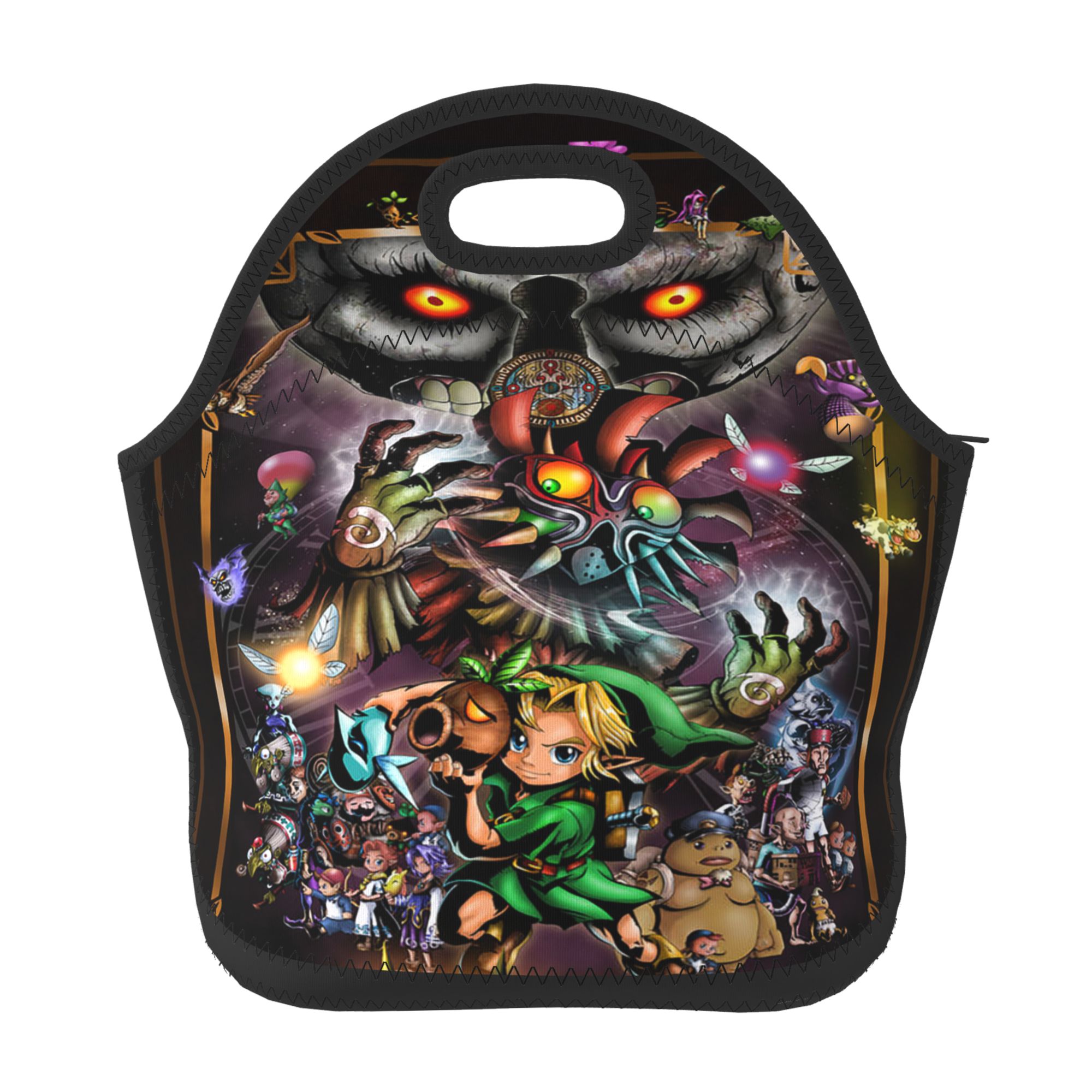 The Legend Of Zelda Majora'S Mask Lunch Bag Tote Bag Insulated Lunch ...