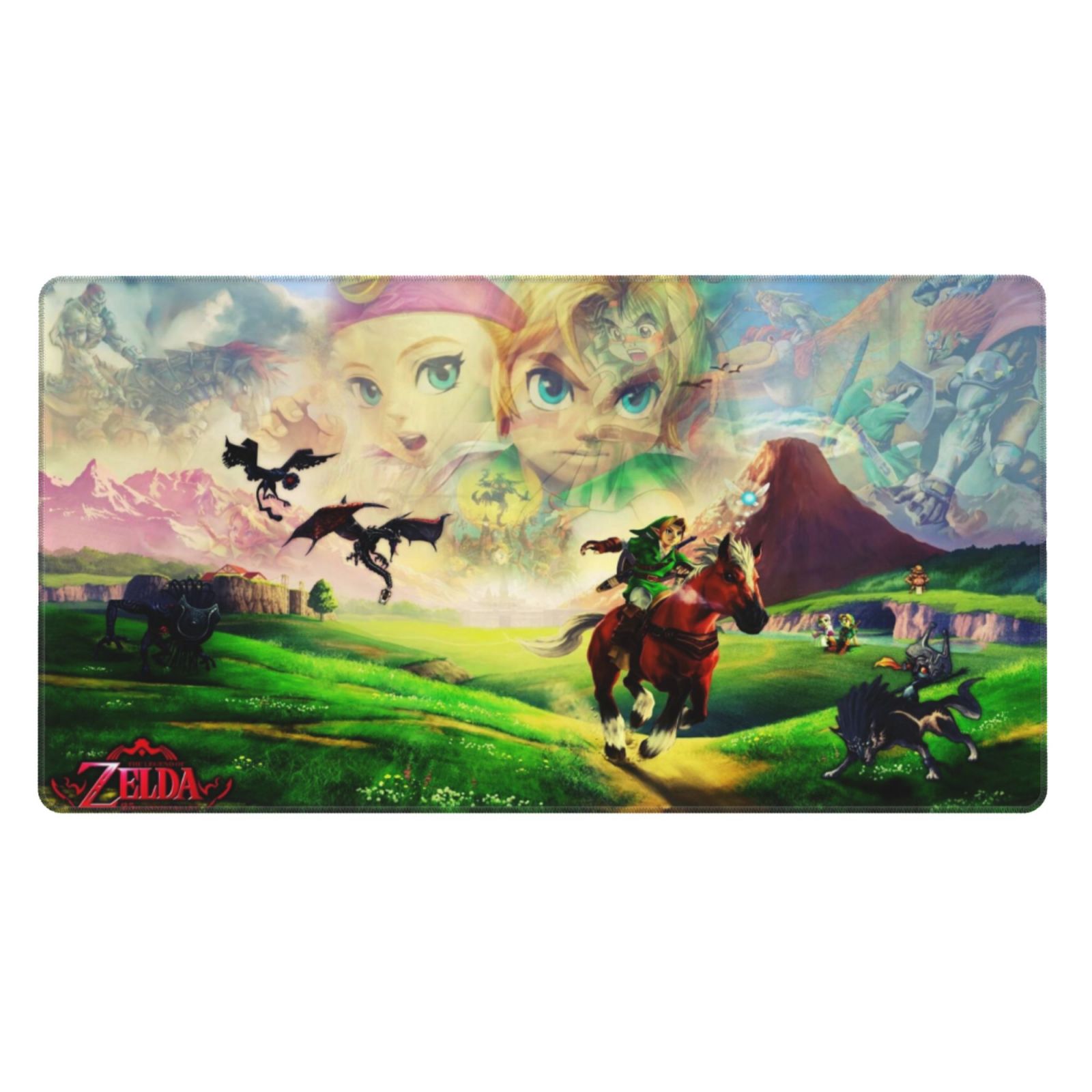 The Legend Of Zelda Mouse Pad 16x29.5 Inch Computer Keyboard Mouse Pad ...