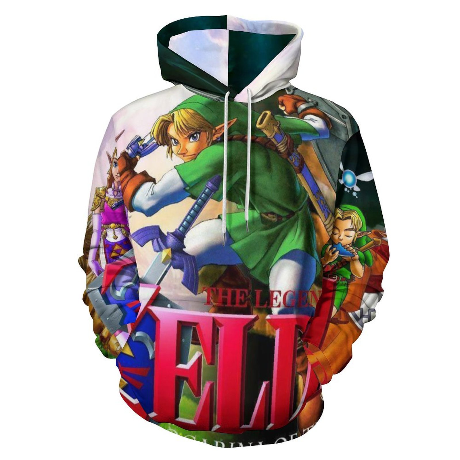 The Legend Of Zelda Ocarina Of Time Unisex Sweatshirts Hoodies 3D ...